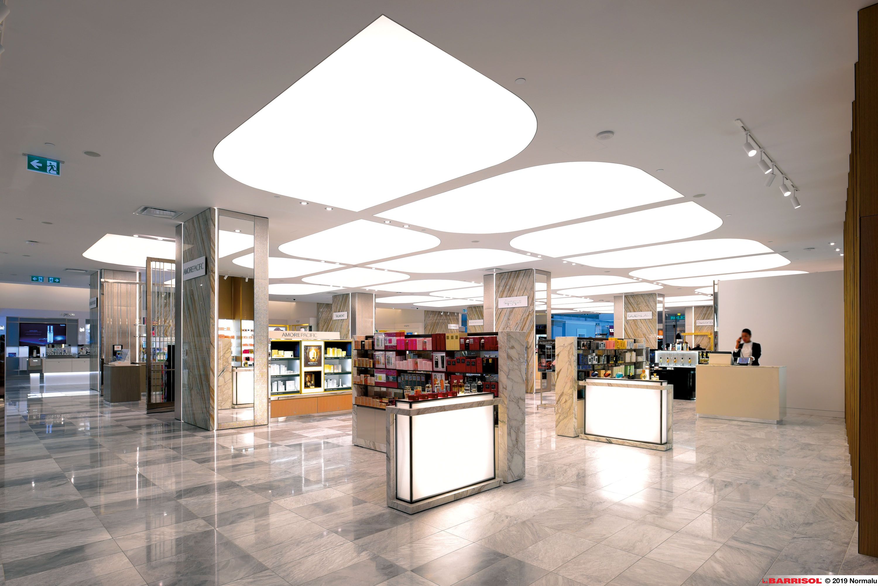 BARRISOL® LIGHT Backlit indoor PVC stretch ceiling By BARRISOL