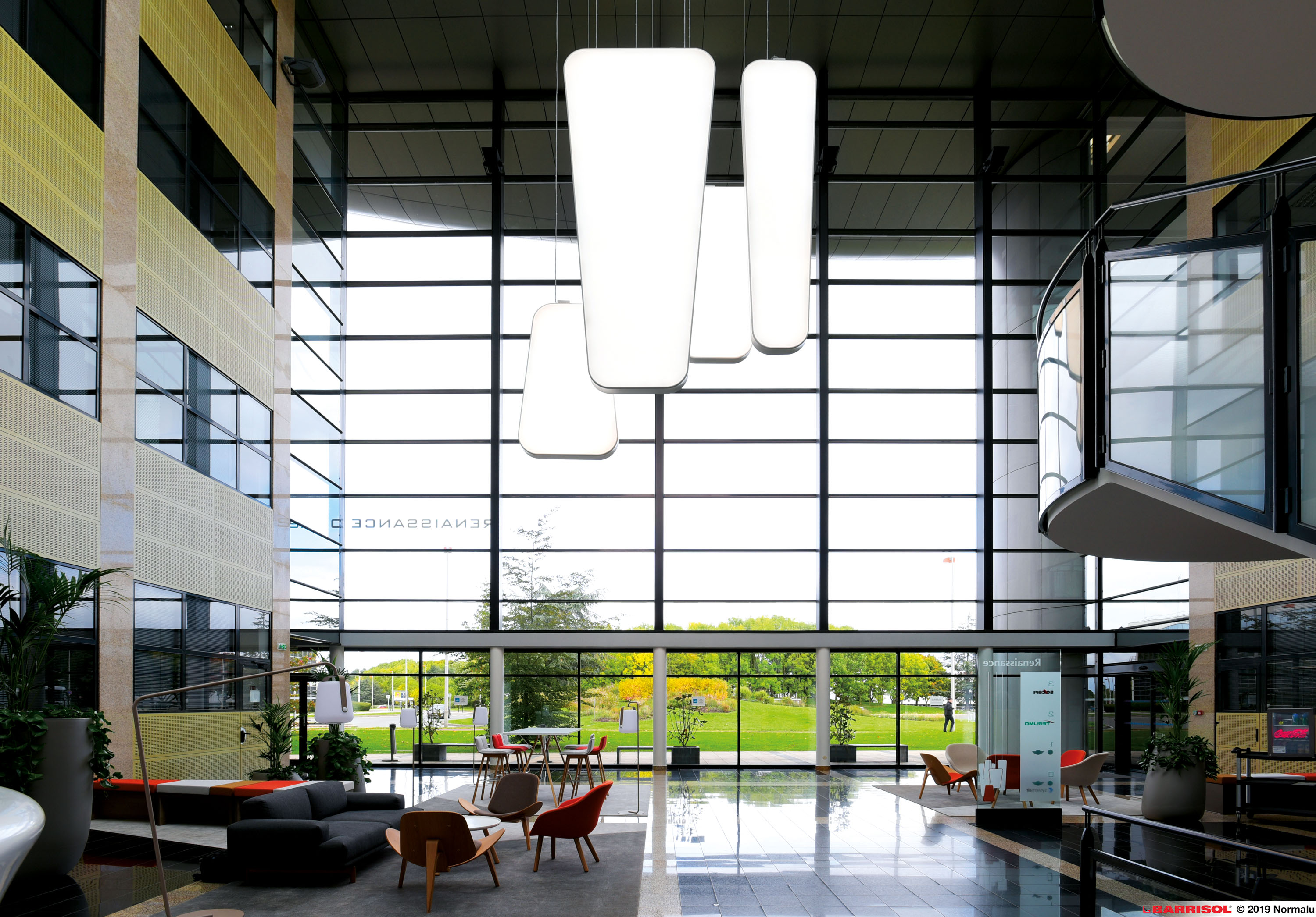 BARRISOL® LIGHTINGS PVC pendant lamp By BARRISOL