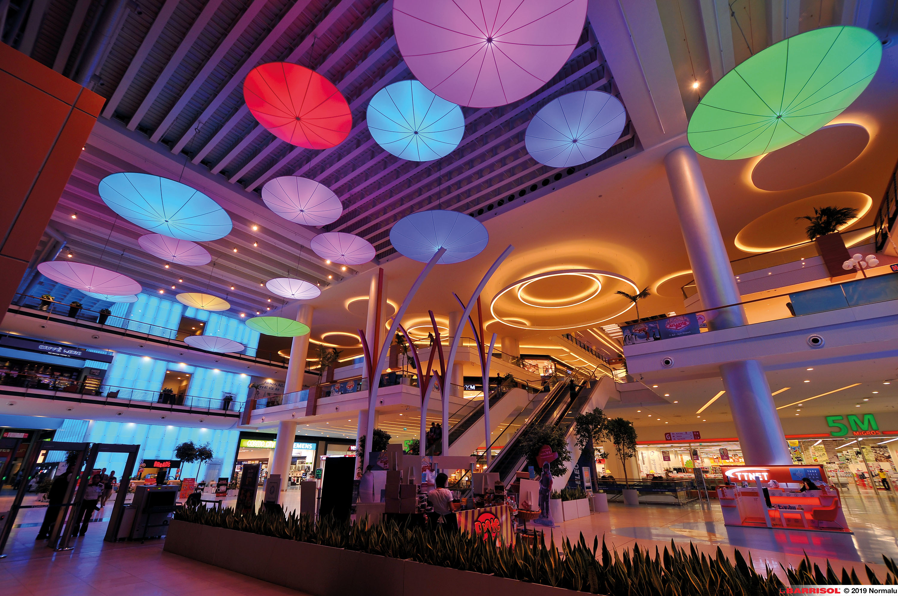 BARRISOL® LIGHTINGS PVC pendant lamp By BARRISOL