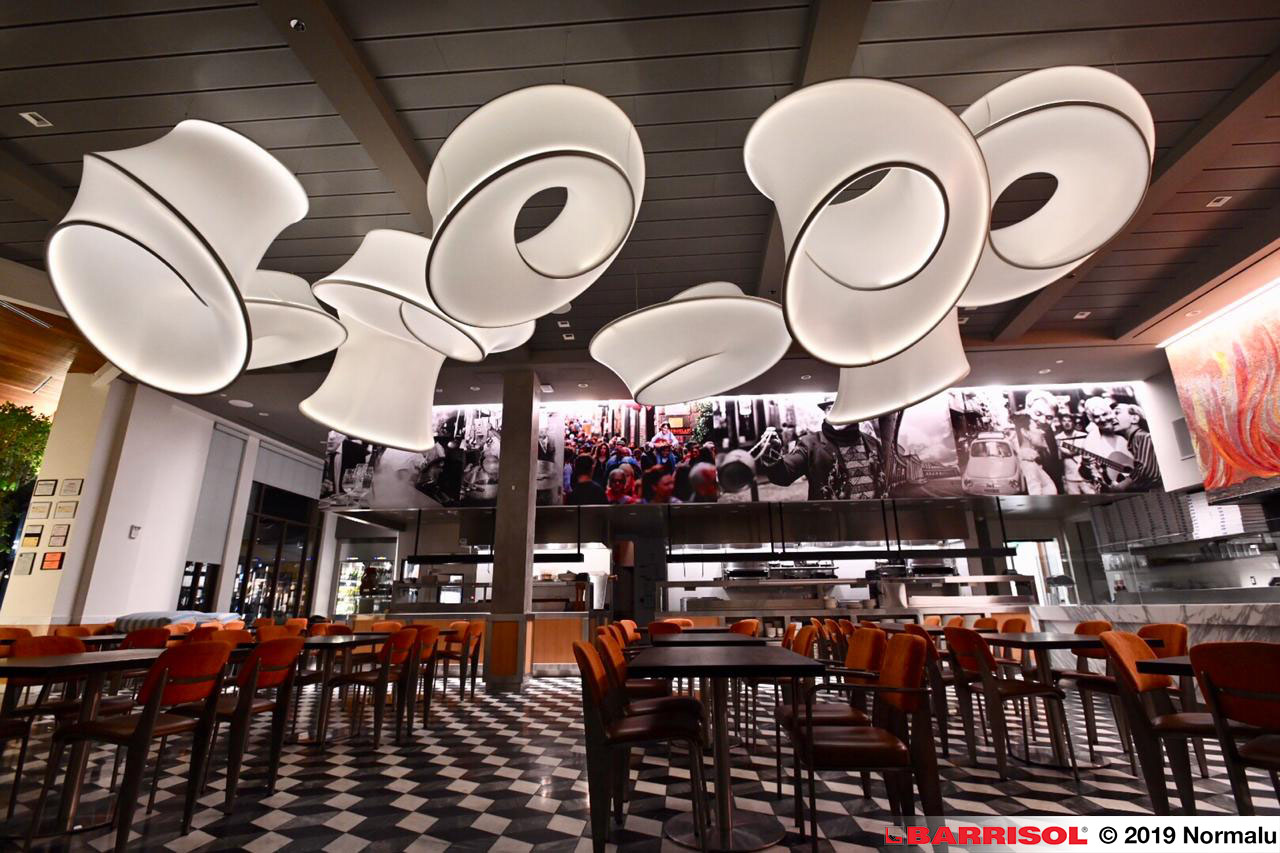 BARRISOL® LOVEGROVE LED PVC pendant lamp By BARRISOL | design Ross ...