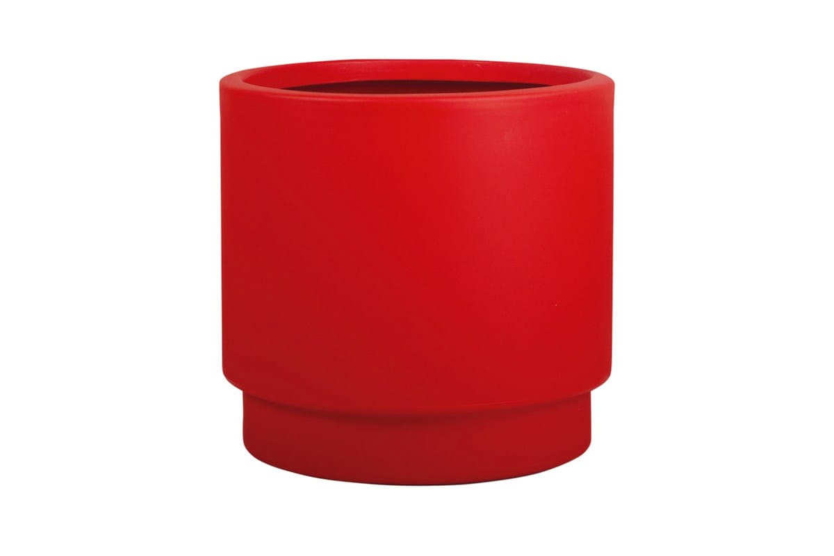 BASIC | Round planter Round polyethylene plant pot with automatic ...