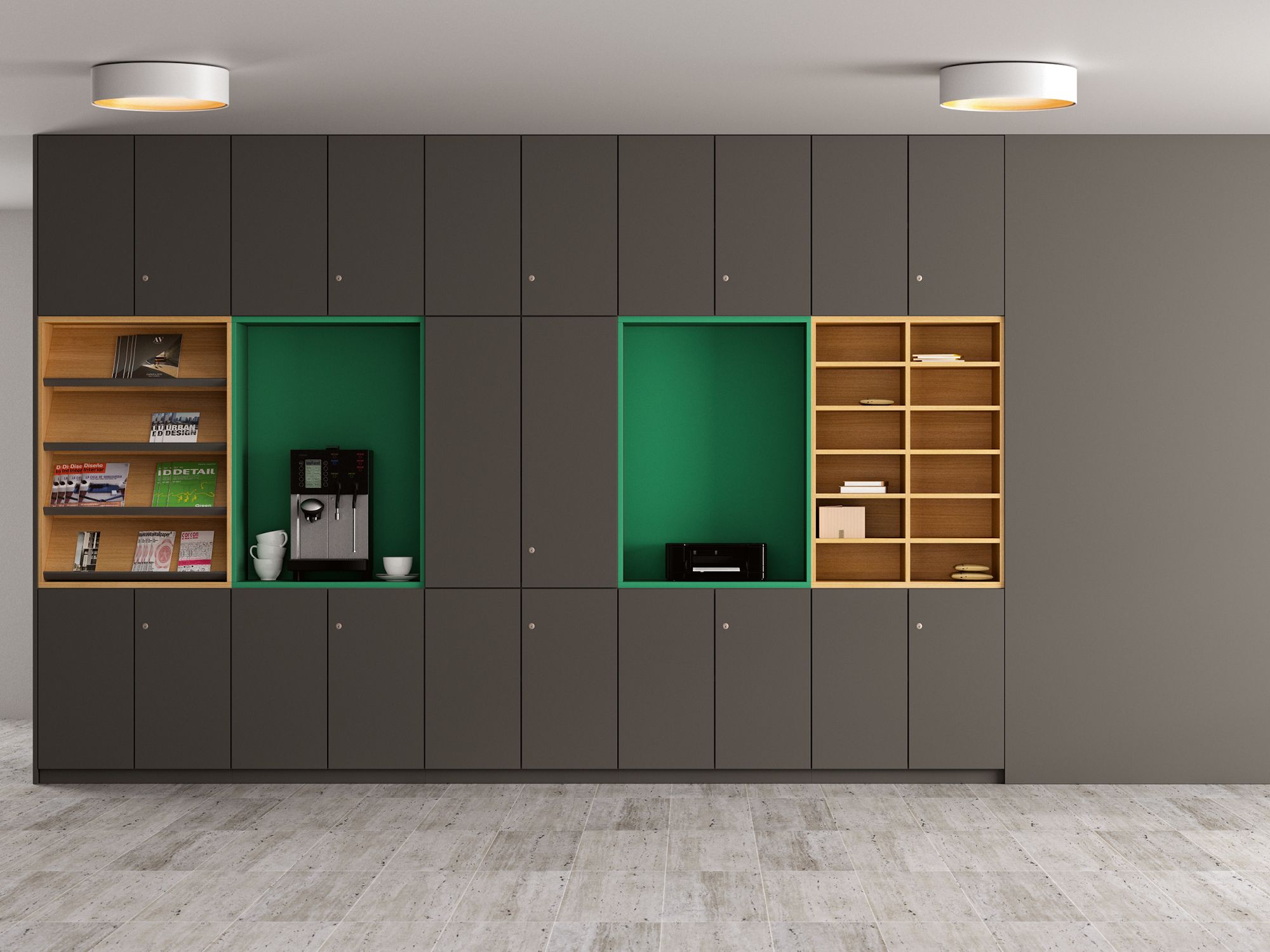 BASIC S Mueble de oficina modular By werner works | design Büro Staubach