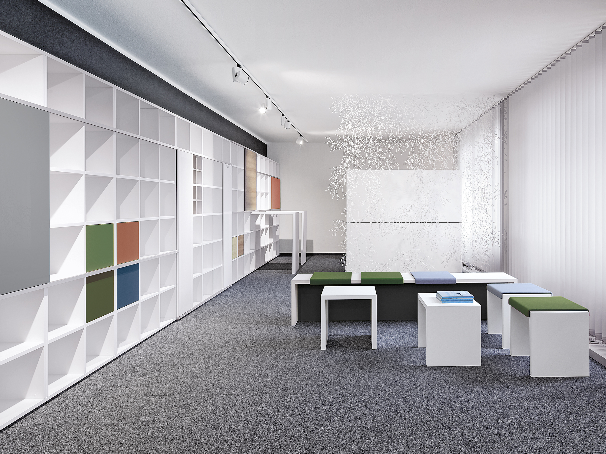 BASIC S | Open office shelving By werner works design Büro Staubach