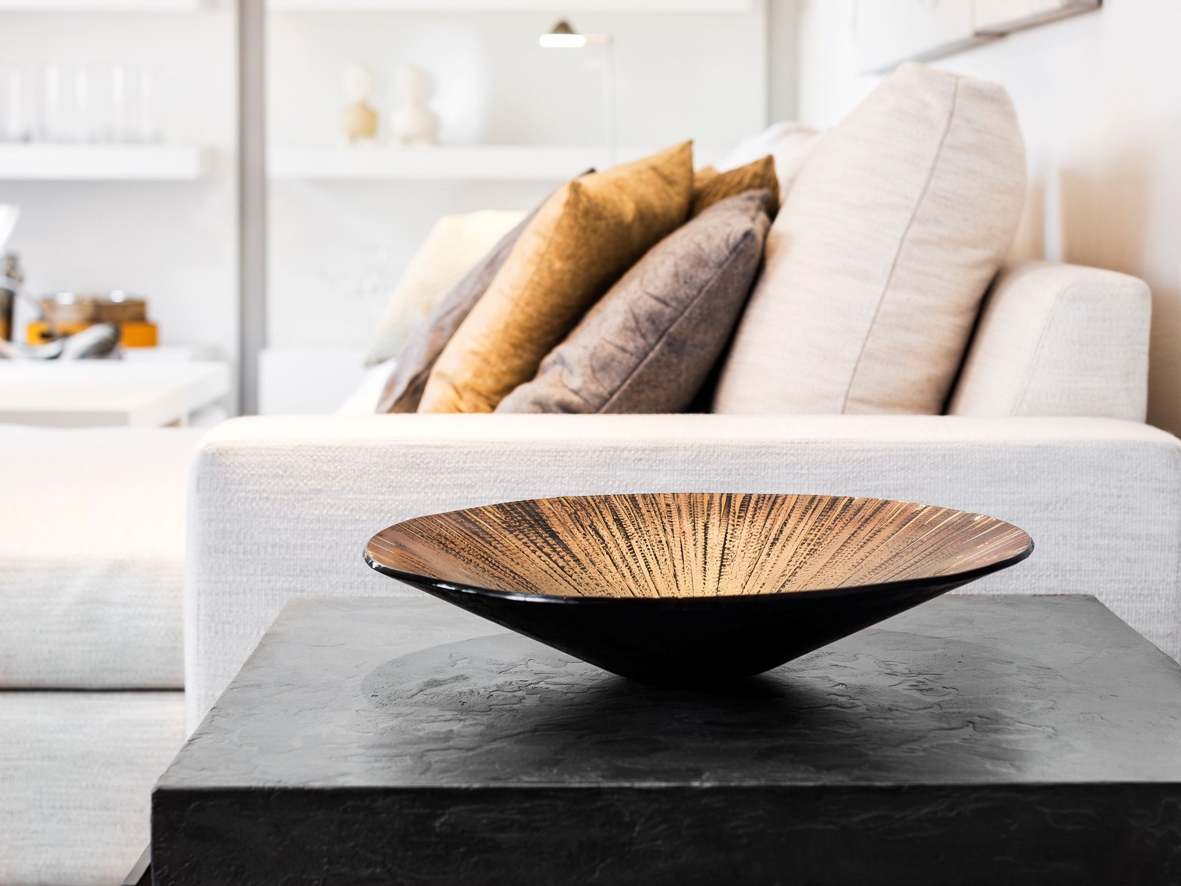 Glass centerpiece BATEIA By Gardeco design Regina Medeiros