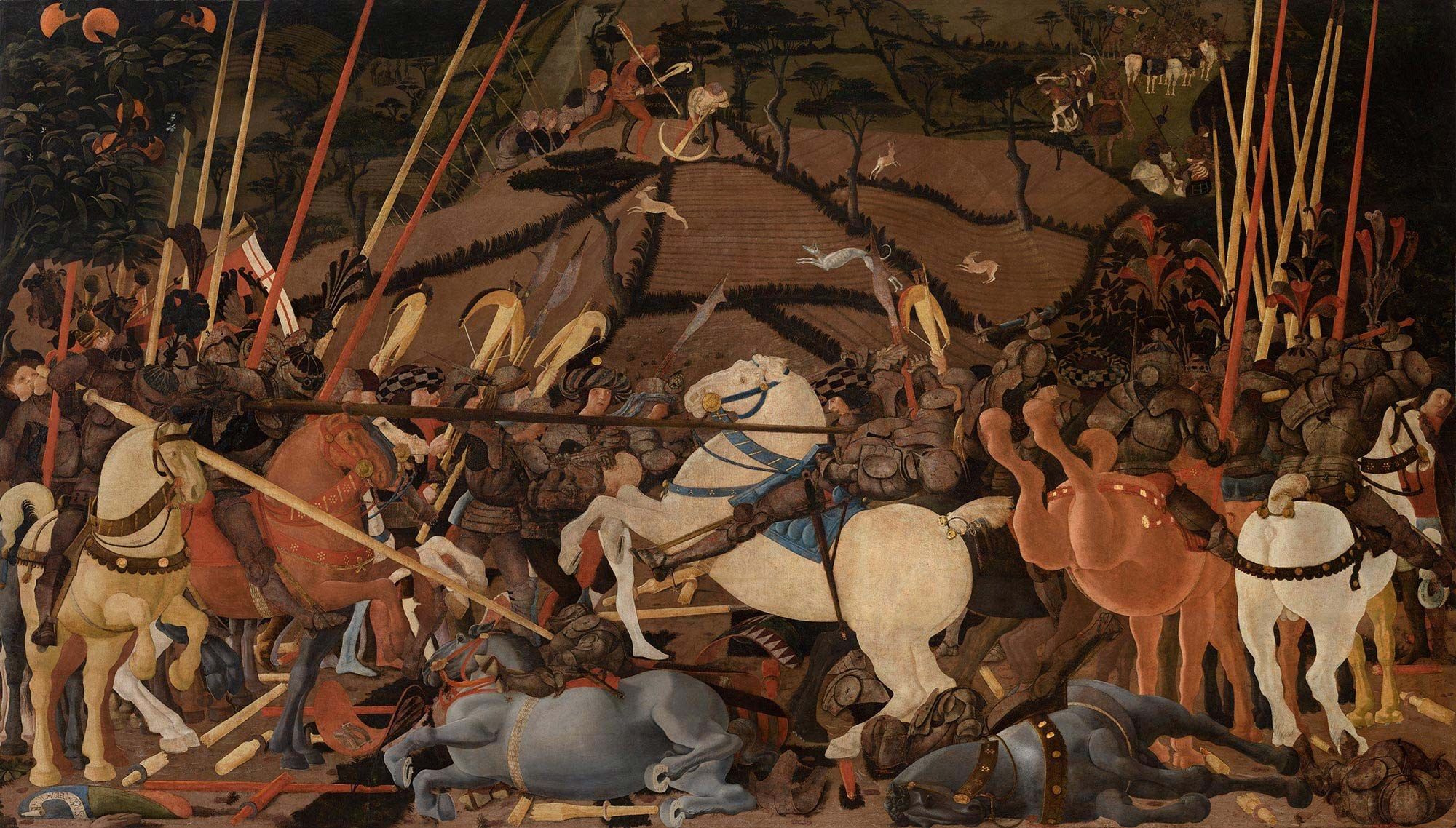 BATTAGLIA DI SAN ROMANO - PAOLO UCCELLO wallpaper By Tecnografica