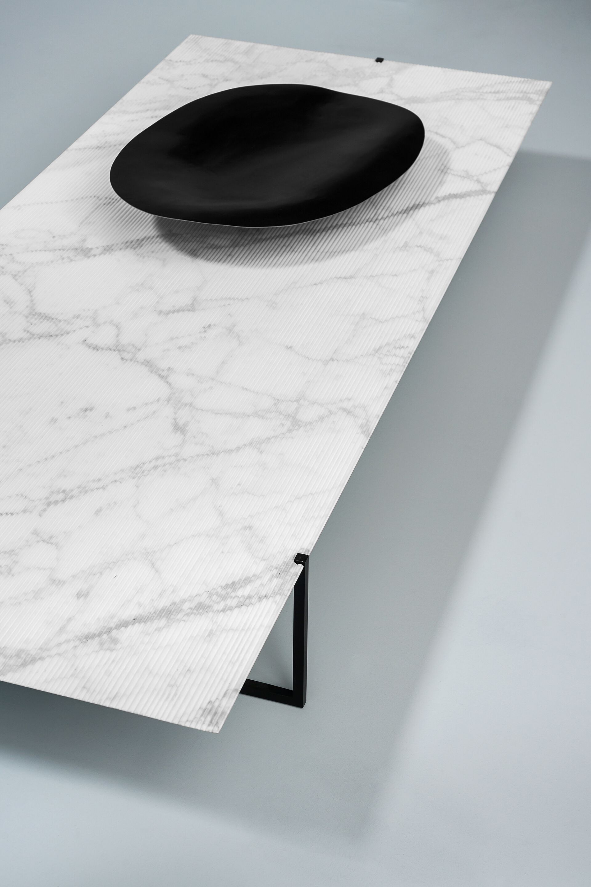 ICARO STONE Tavolino rettangolare in pietra naturale By Baxter