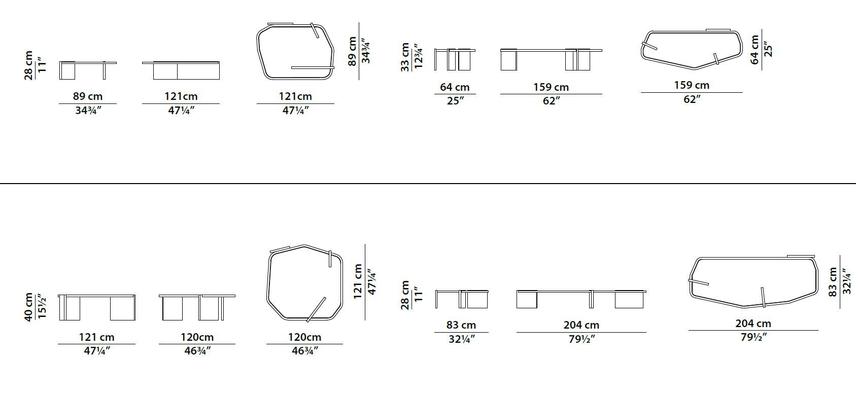 LANA Coffee table By BAXTER