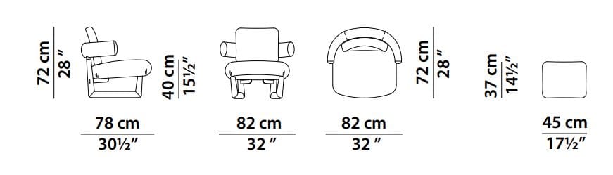 STIG Armchair By BAXTER