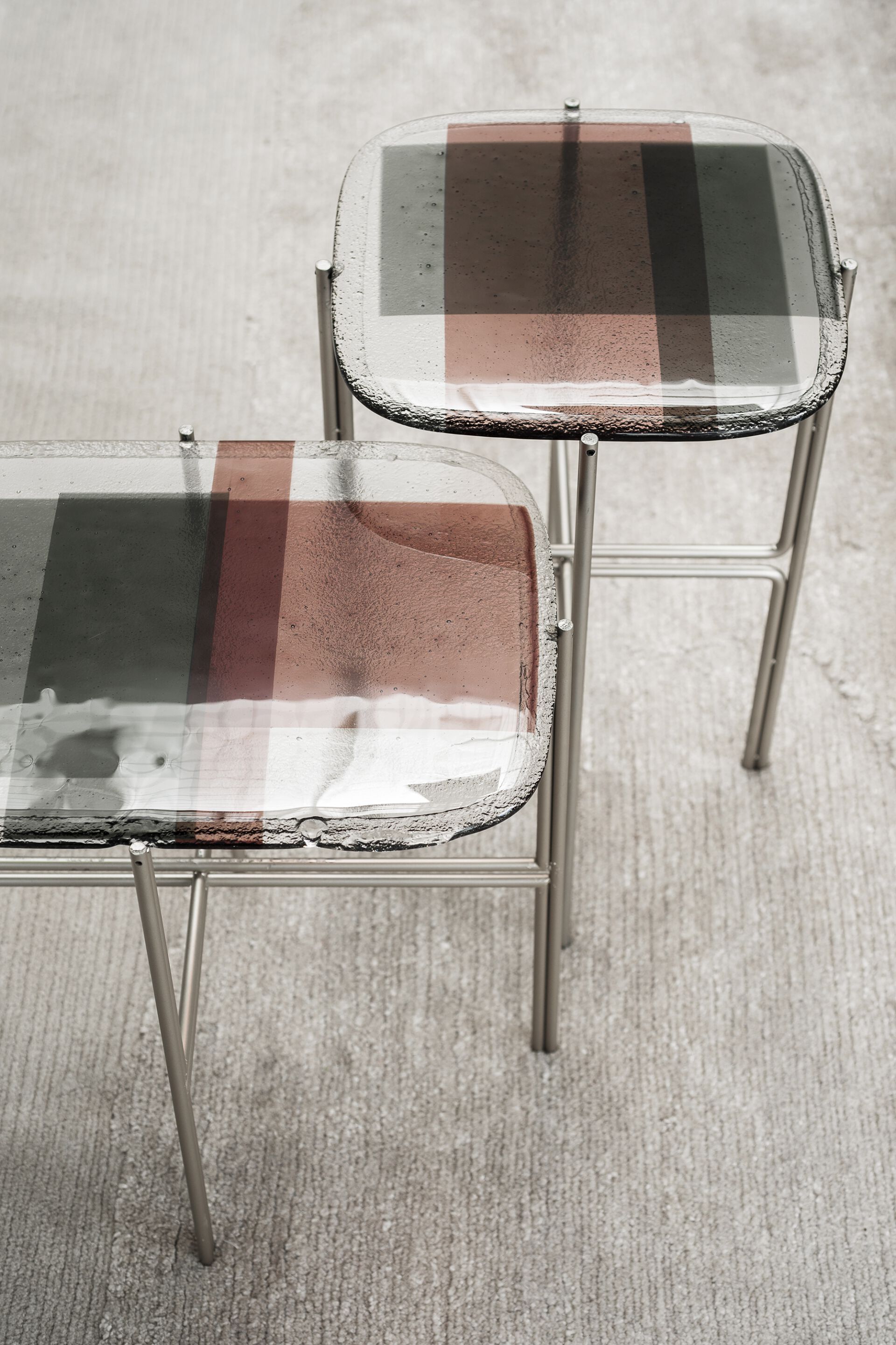 TETRIS Murano glass coffee table By BAXTER | design Draga & Aurel