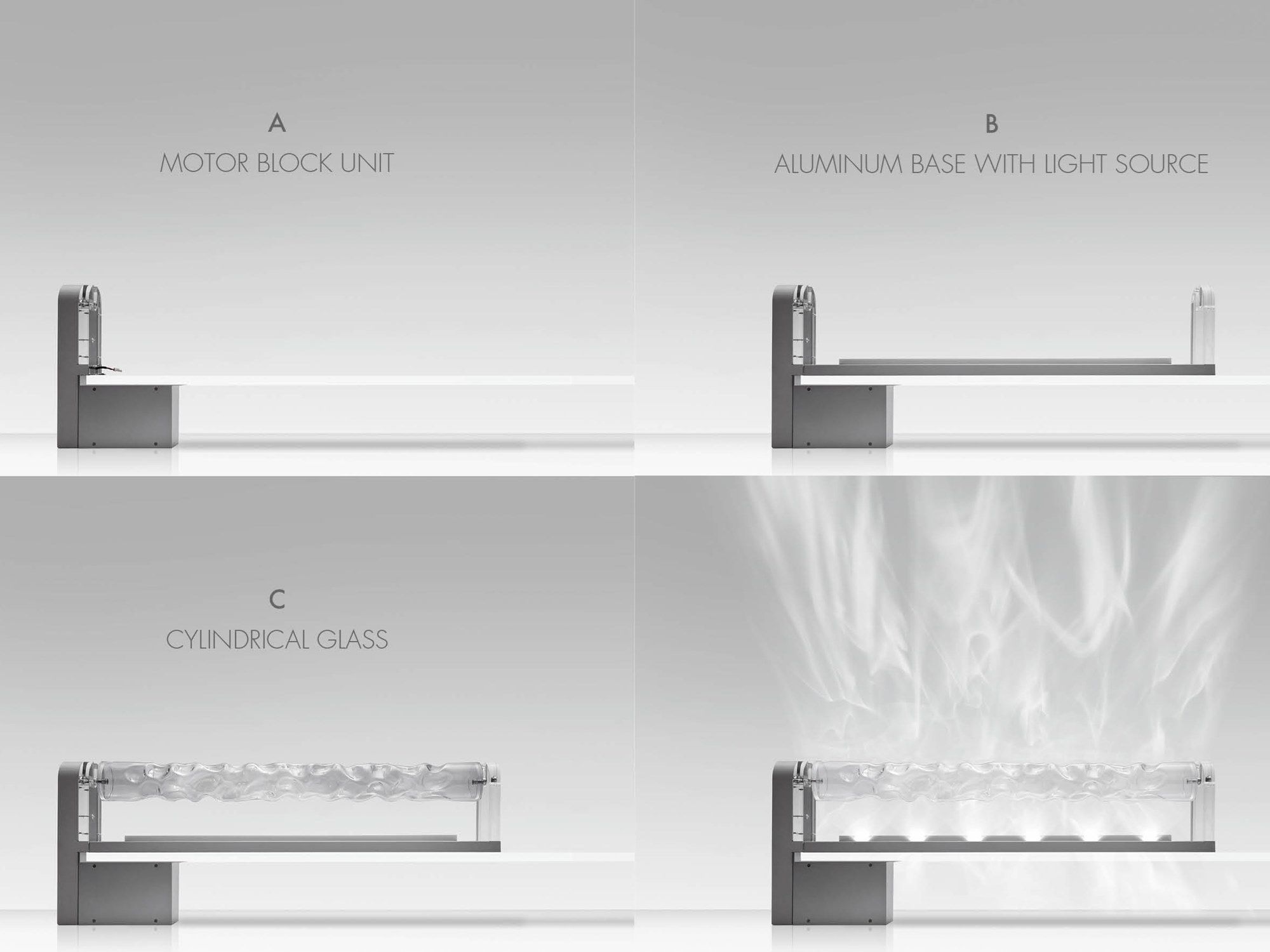 BE WATER Kinetic decorative wall lamp By WAW COLLECTION | design ...