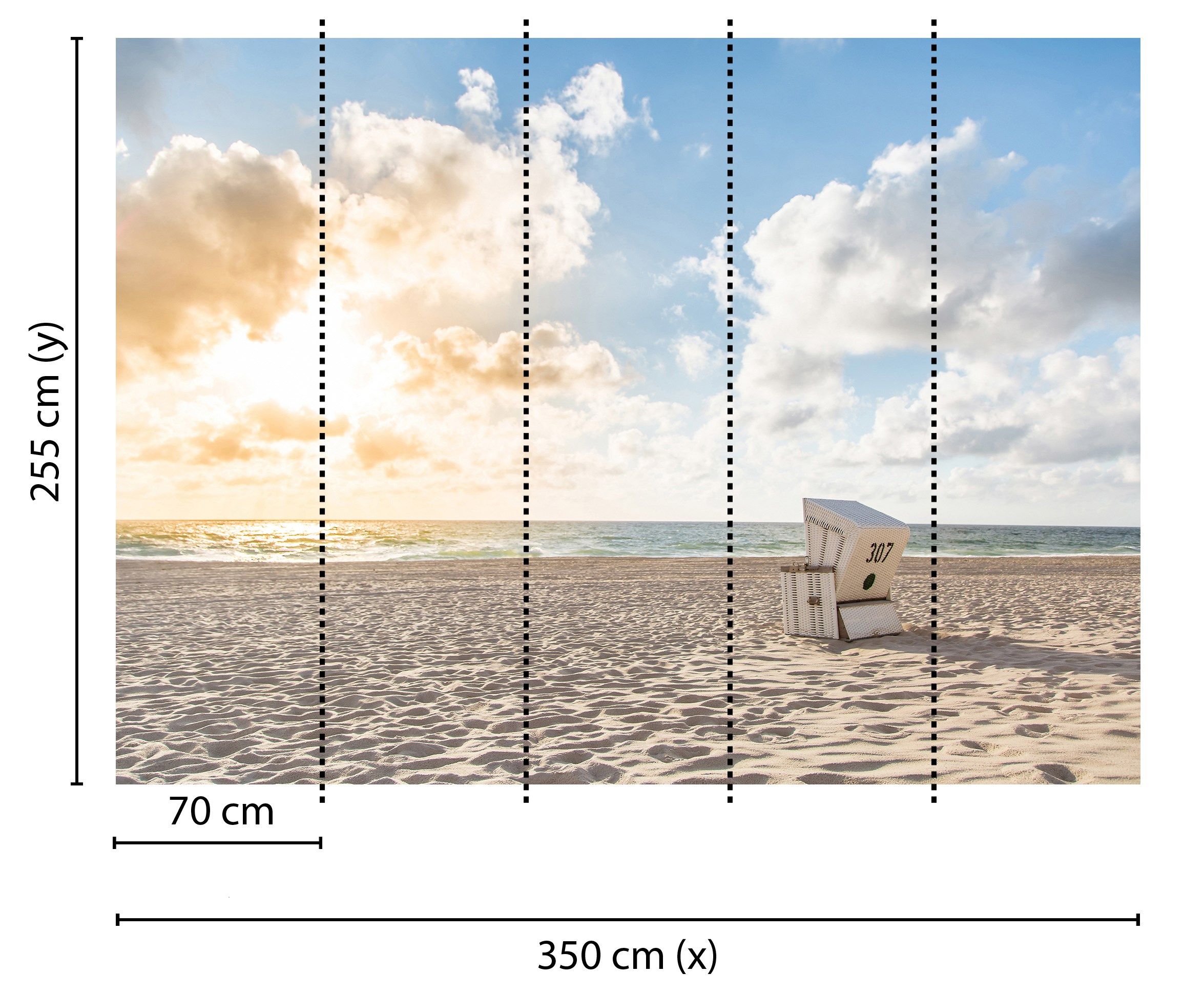 BEACH CHAIR Wallpaper By Architects Paper