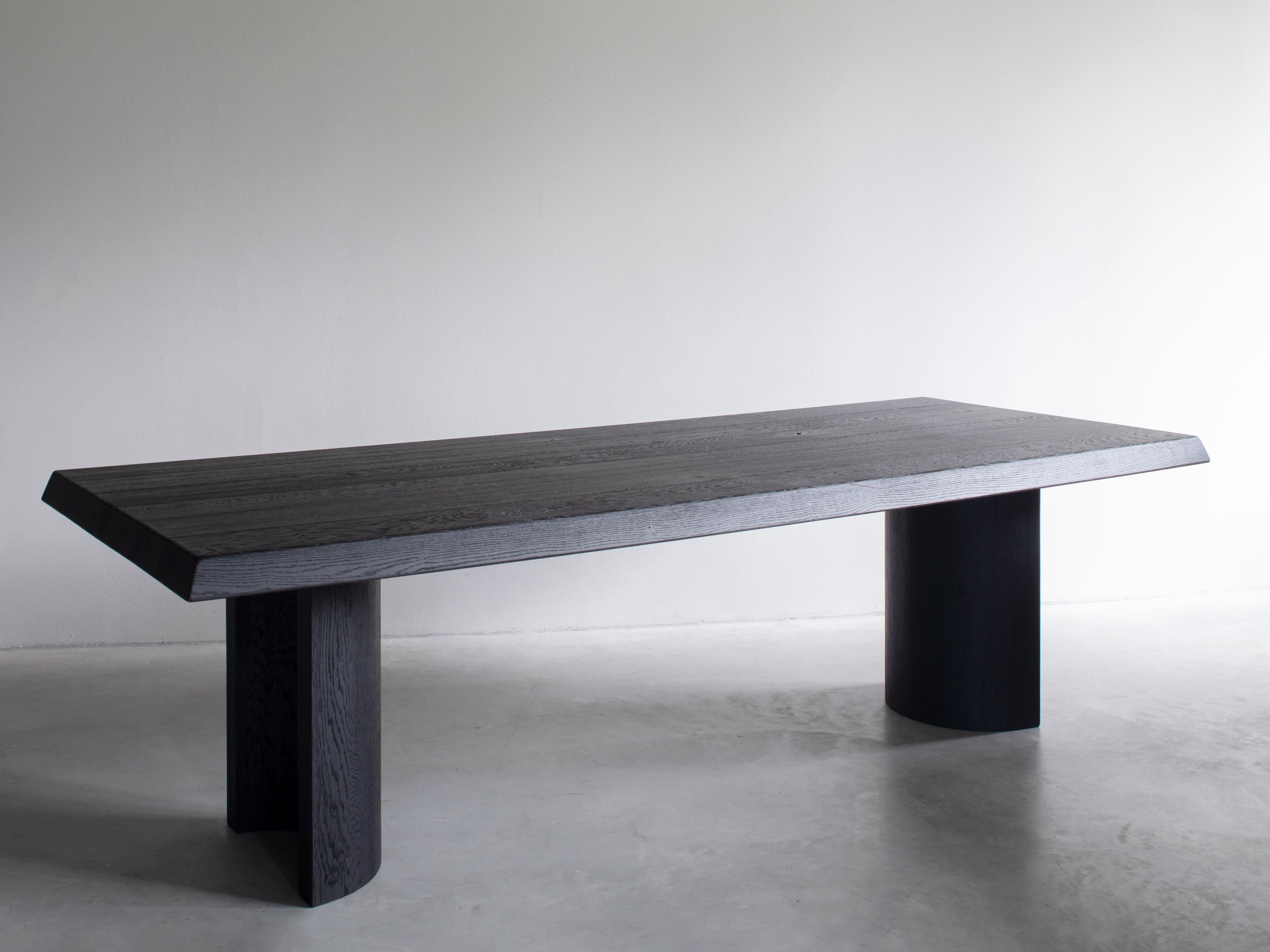 BEAM Rectangular solid wood dining table By Van Rossum | design Marlieke van Rossum