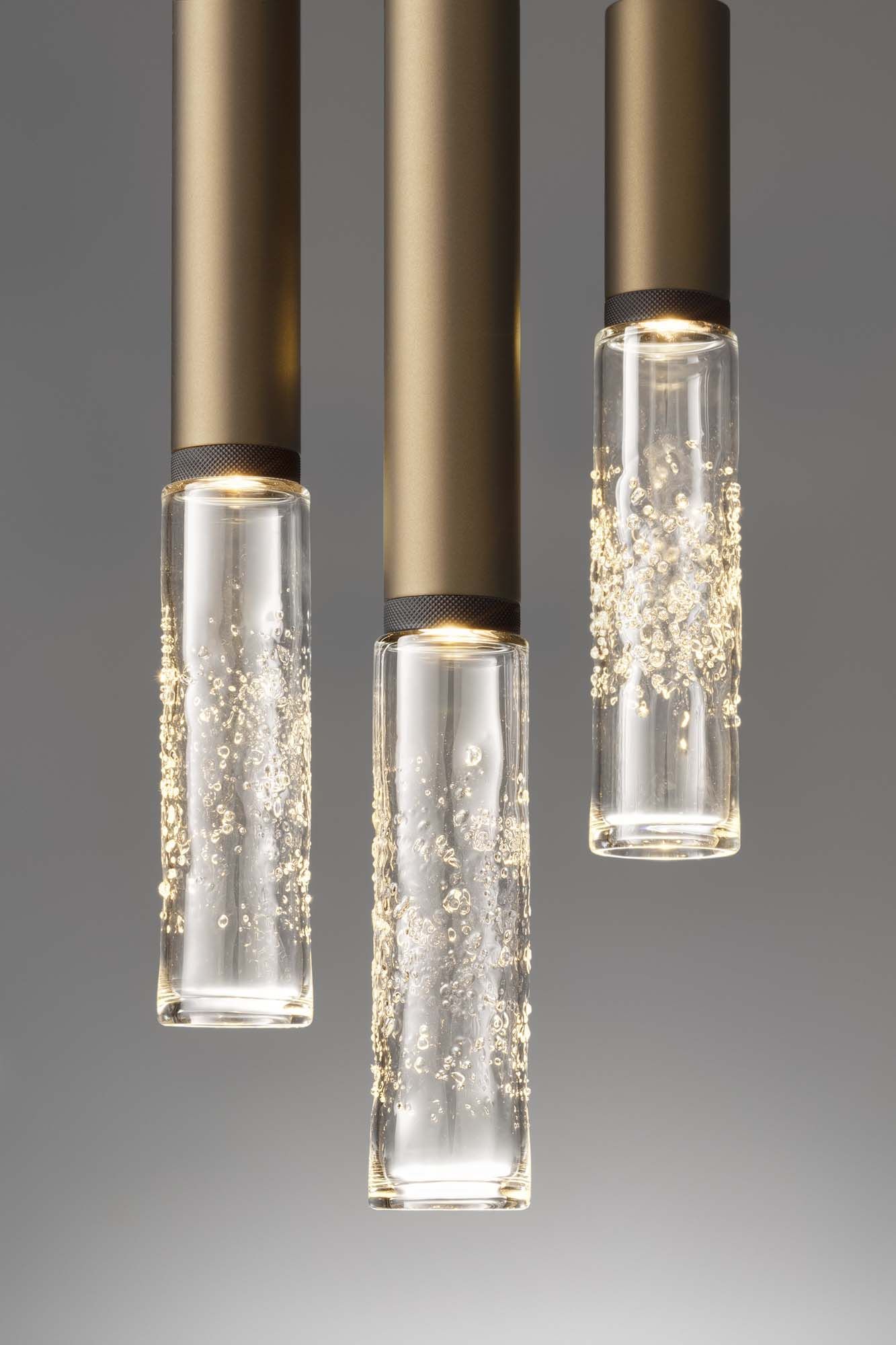 BEAM STICK GLASS LED glass pendant lamp By Olev | design Marc Sadler