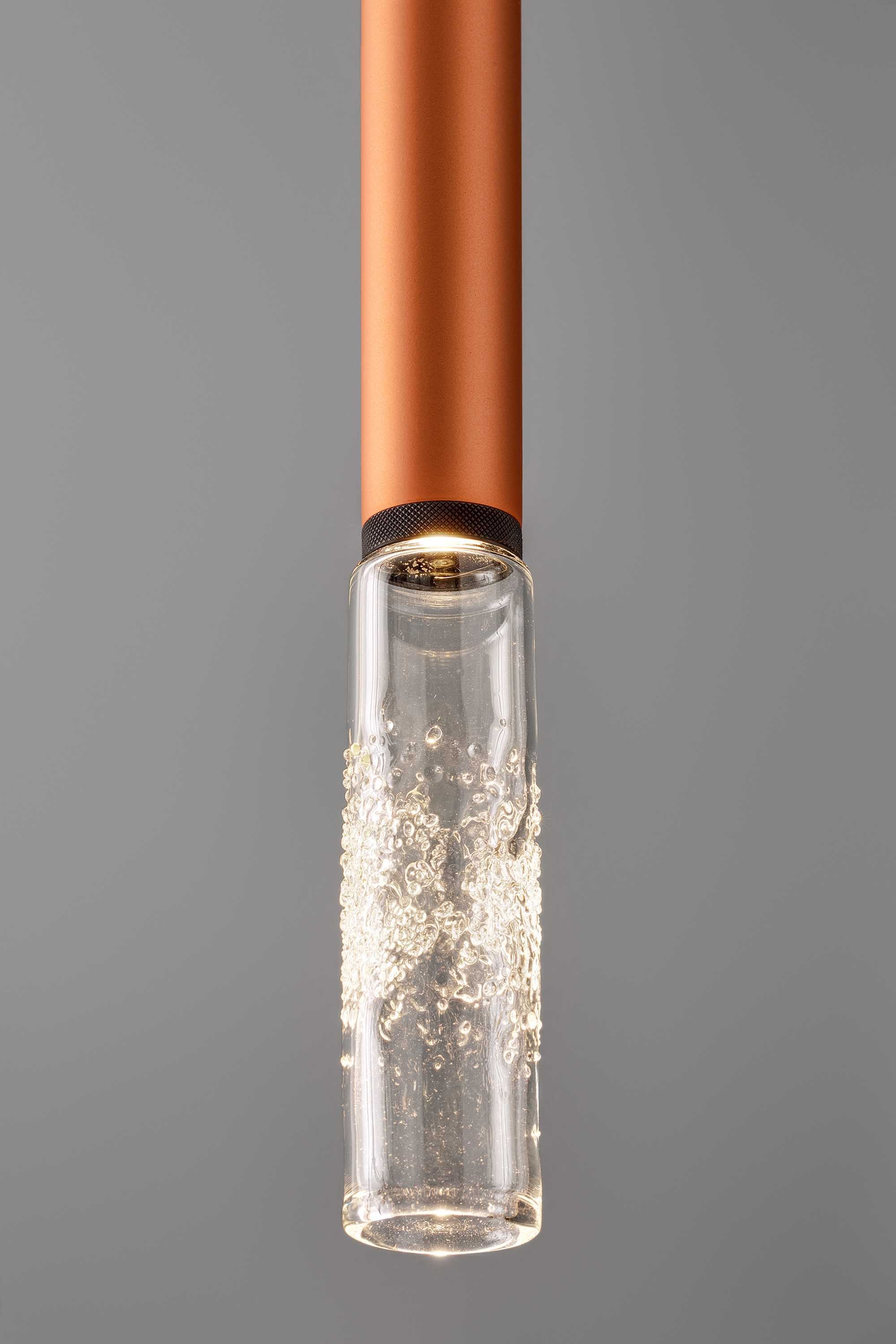 BEAM STICK GLASS LED glass pendant lamp By Olev | design Marc Sadler