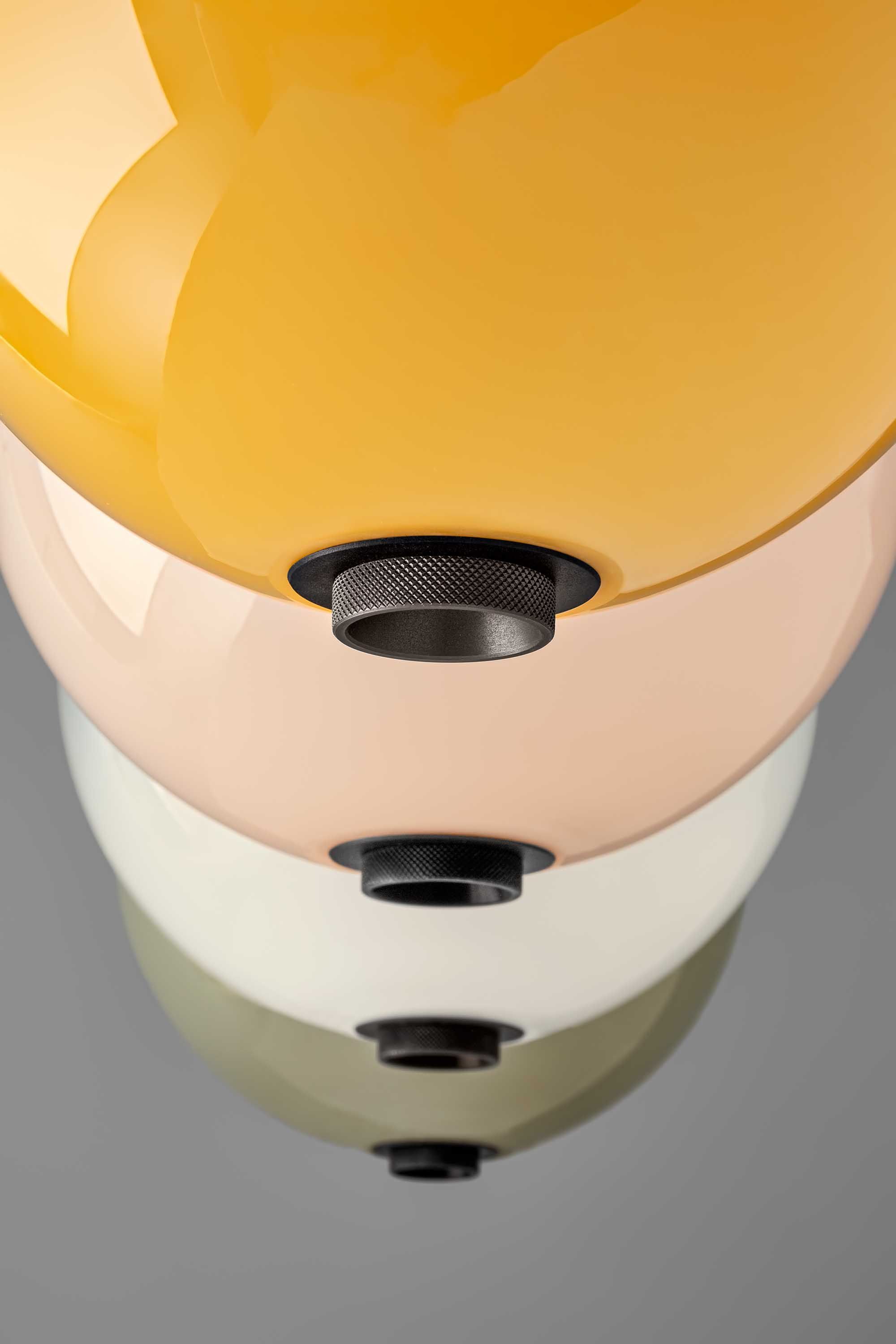 BEAM STICK NUANCE LED blown glass pendant lamp By Olev | design Marc Sadler