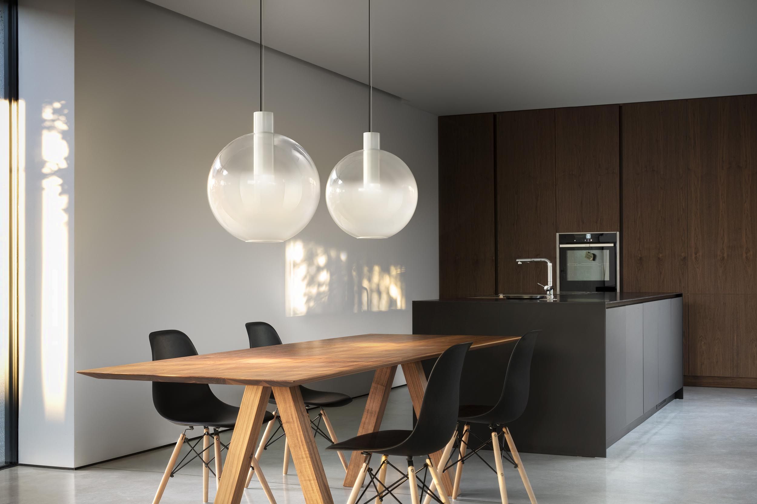 BEAM STICK NUANCE LED blown glass pendant lamp By Olev | design Marc Sadler