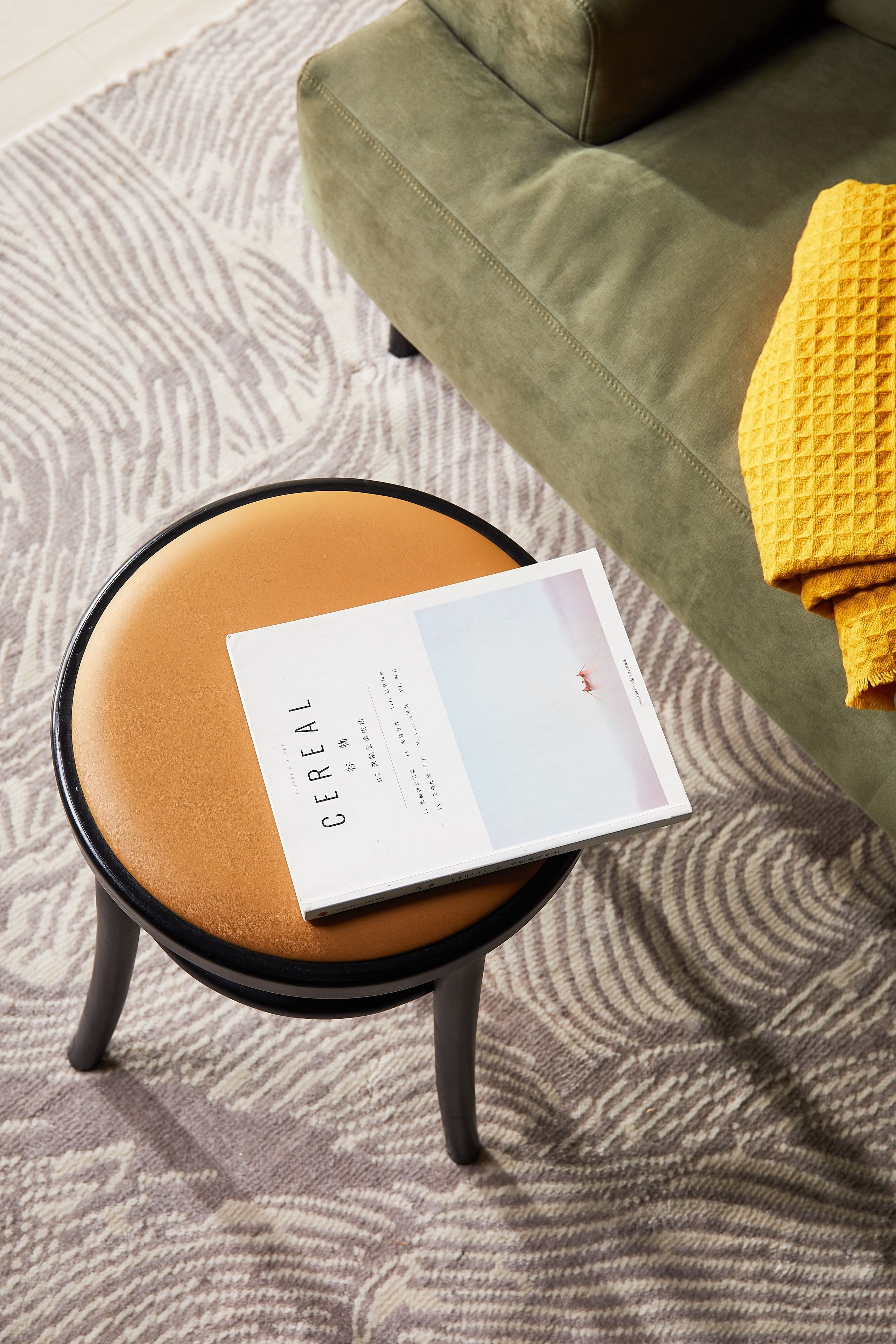 BEARD | Upholstered stool stool By grado design