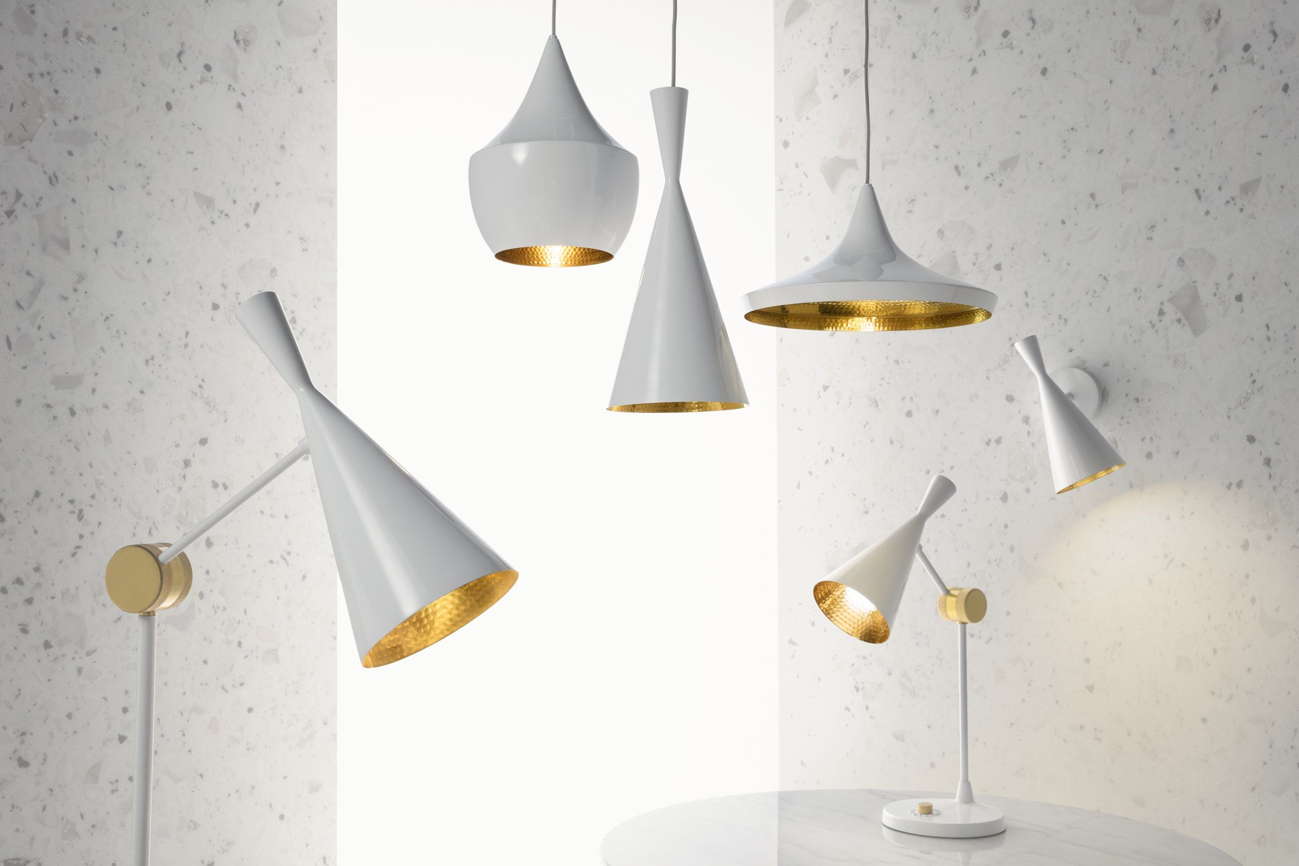 BEAT LED adjustable brass wall light By Tom Dixon | design Tom Dixon ...