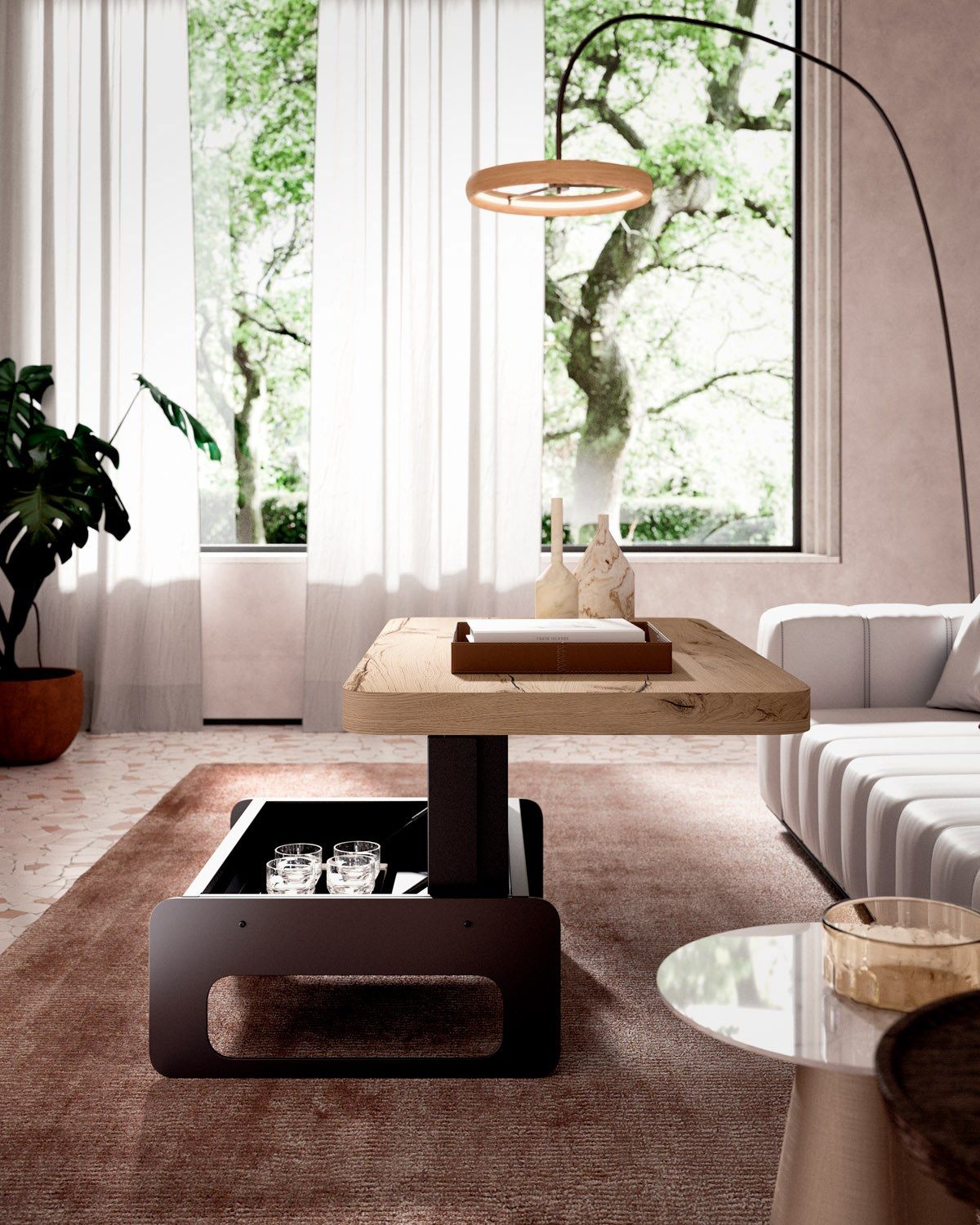 BELL Coffee table By Ozzio Italia | design CarlesiTonelli Studio, Marco ...