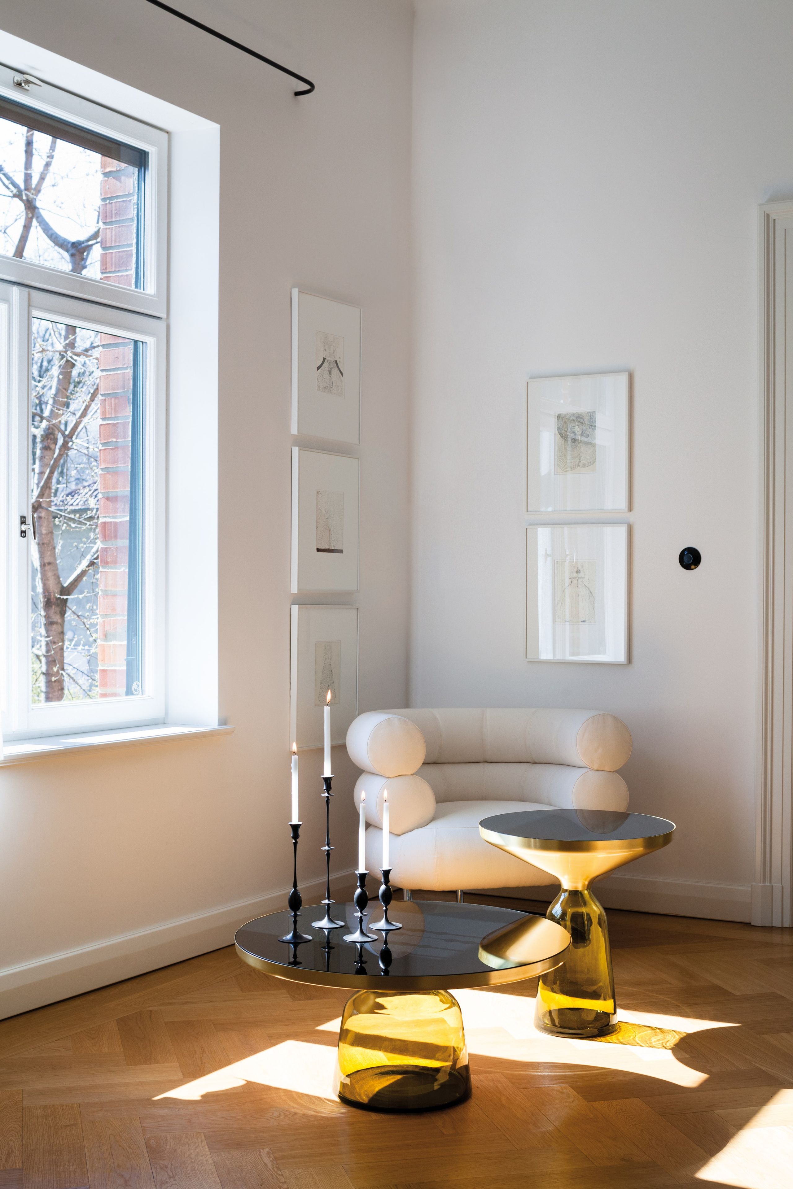 BELL SIDE TABLE BRASS By ClassiCon design Sebastian Herkner