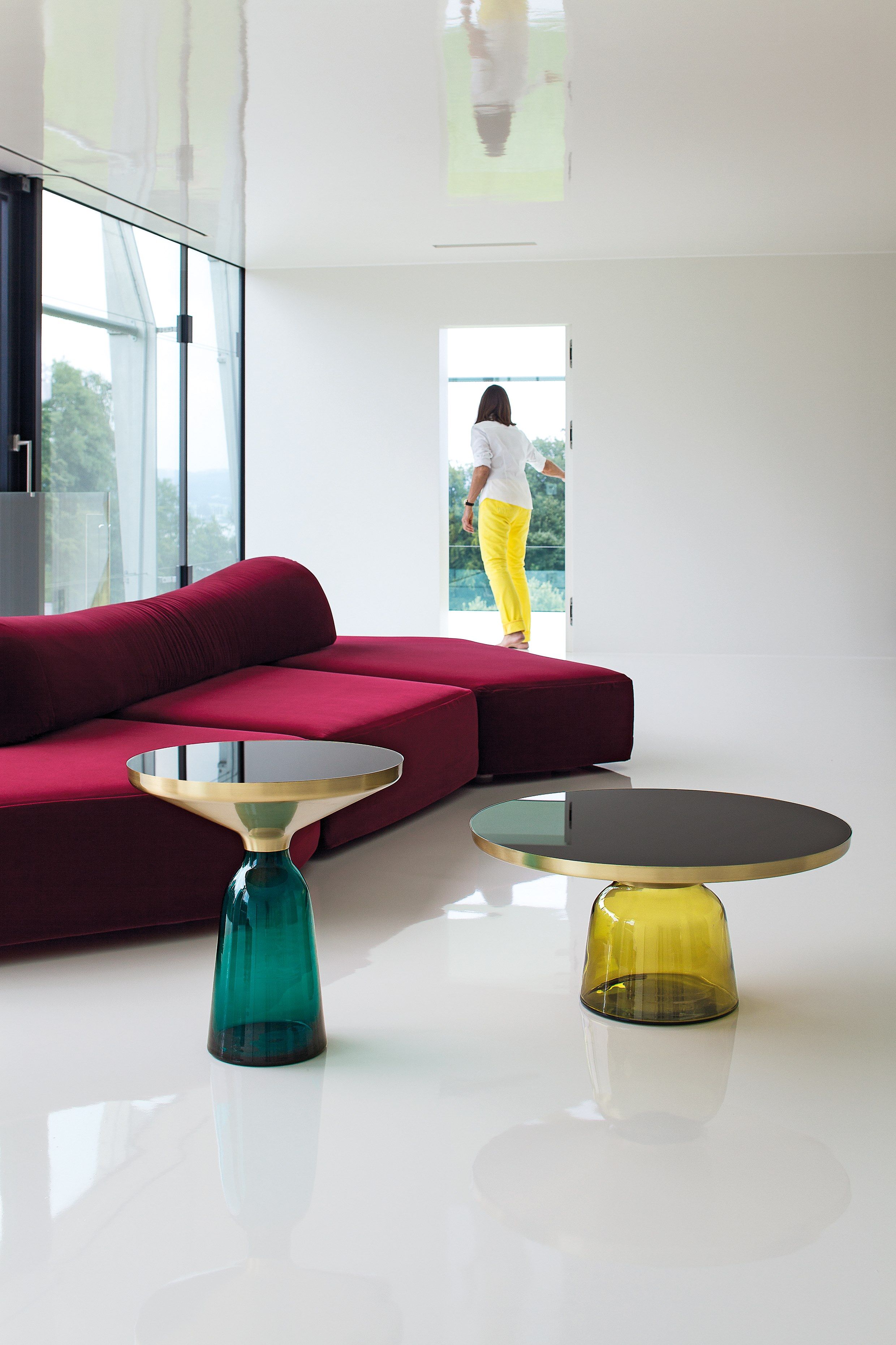 BELL SIDE TABLE BRASS By ClassiCon design Sebastian Herkner