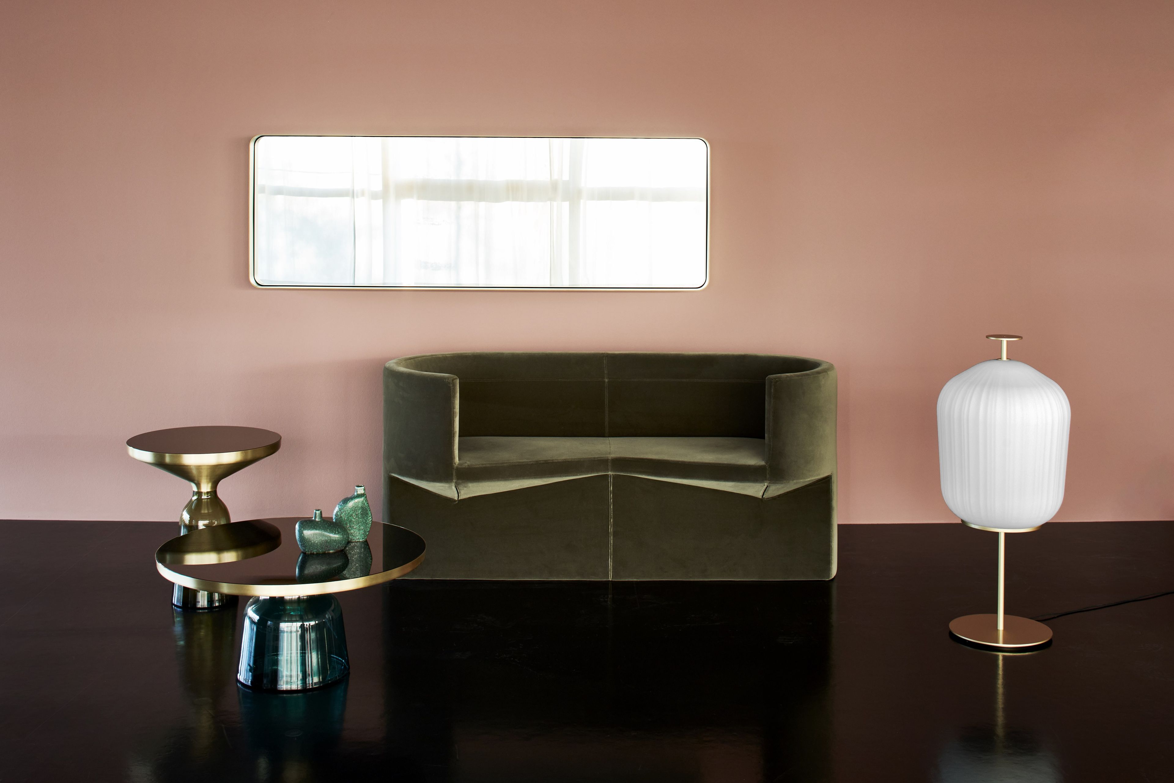 BELL SIDE TABLE BRASS By ClassiCon design Sebastian Herkner