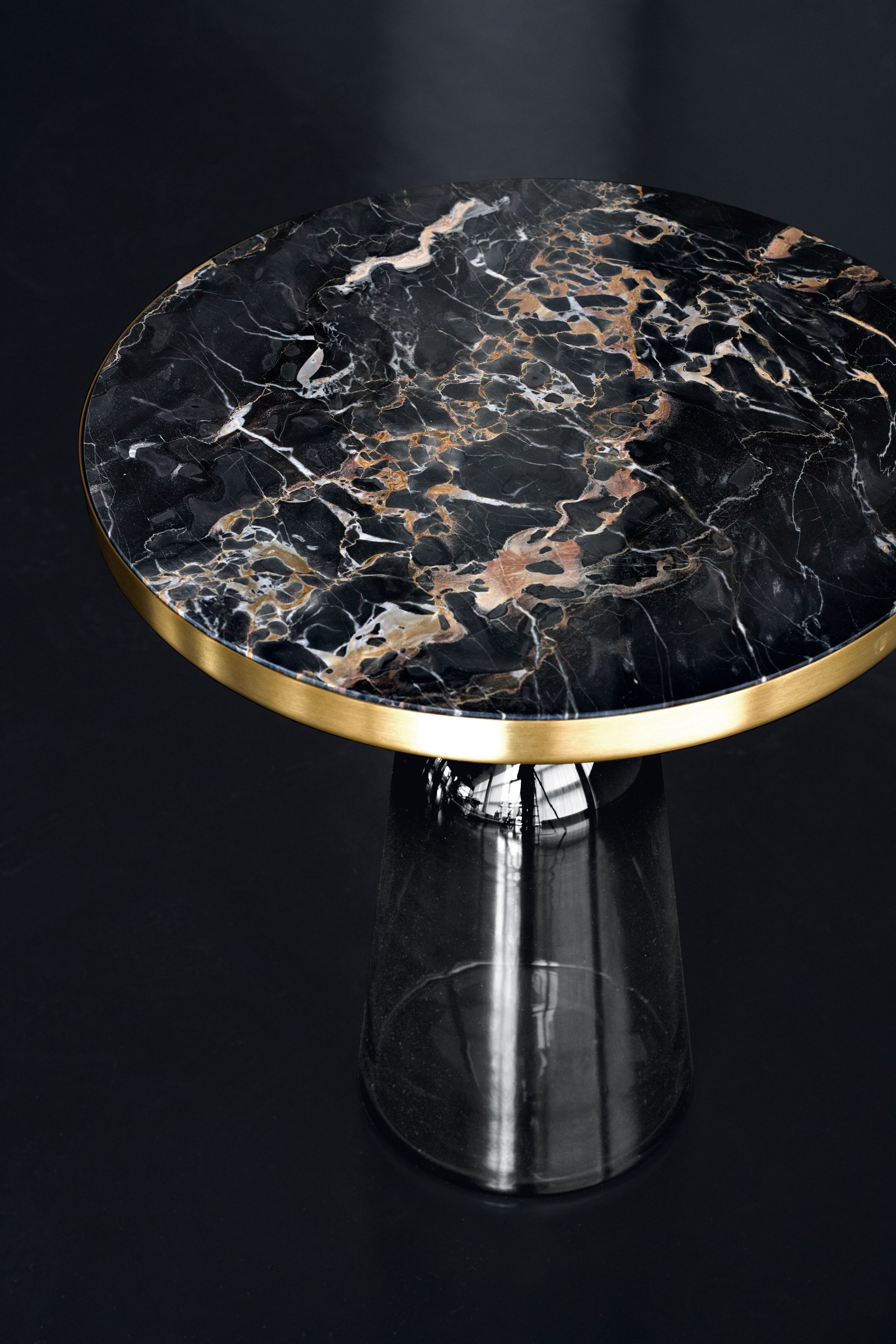 BELL SIDE TABLE BRASS By ClassiCon design Sebastian Herkner