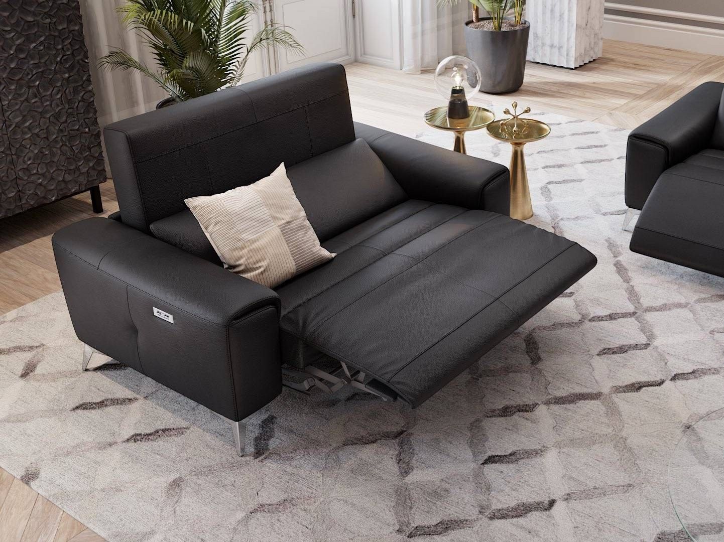 BELLA MINI | Leather sofa sofa By Sofanella