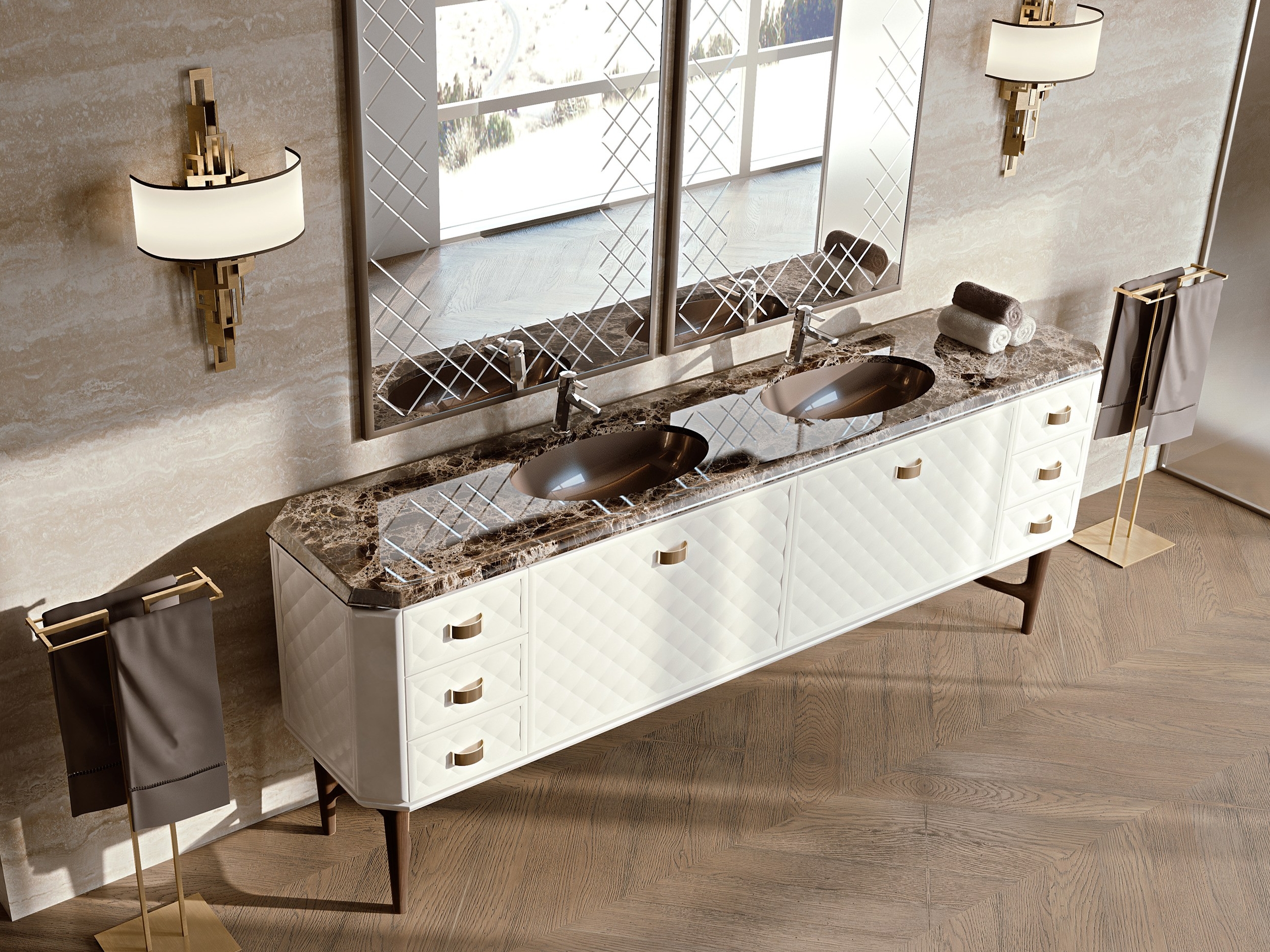 BELLAGIO HOME | Vanity unit By SCIC design Enrico Cattaneo, Anna Cattaneo