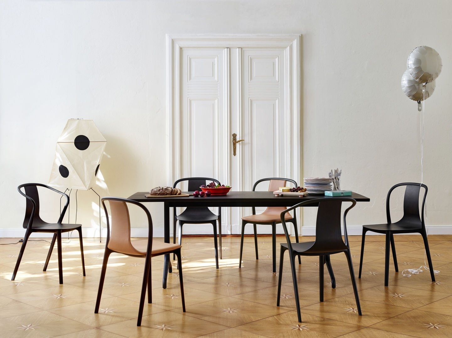 BELLEVILLE TABLE RECTANGULAR Rectangular steel and wood table By Vitra | design Ronan & Erwan ...