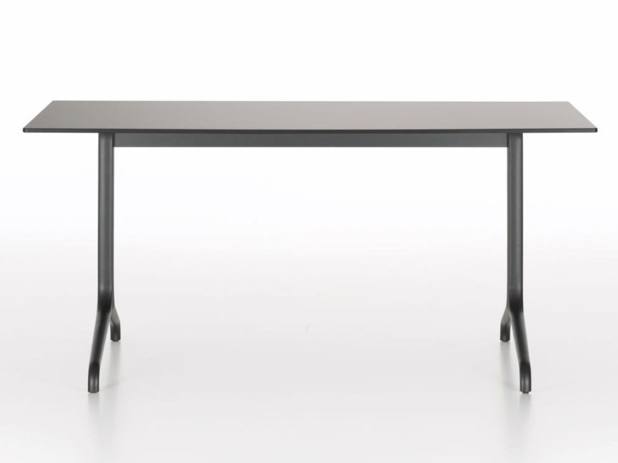 BELLEVILLE TABLE RECTANGULAR Rectangular steel and wood table By Vitra | design Ronan & Erwan ...