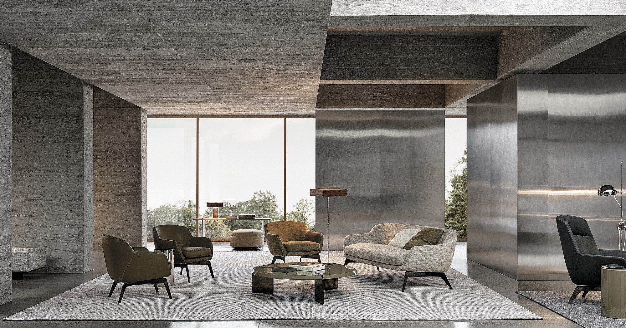 BELT Straight sofa By Minotti | design Rodolfo Dordoni
