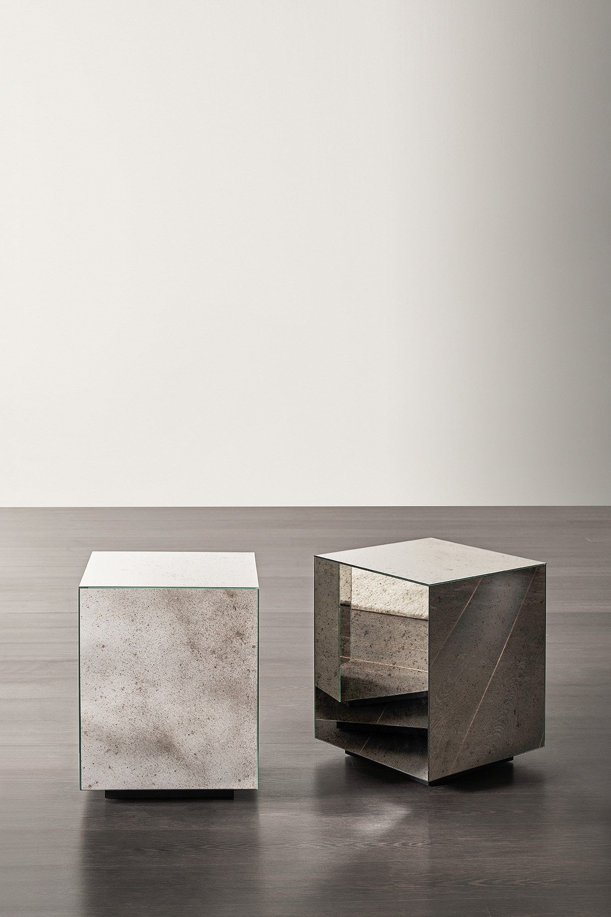 BELT | Square coffee table Square brass coffee table By Meridiani