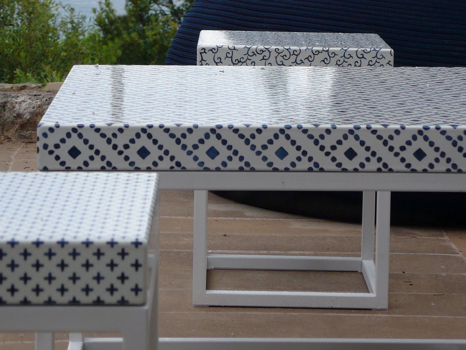 Lava stone garden bench BENCH By Made a Mano