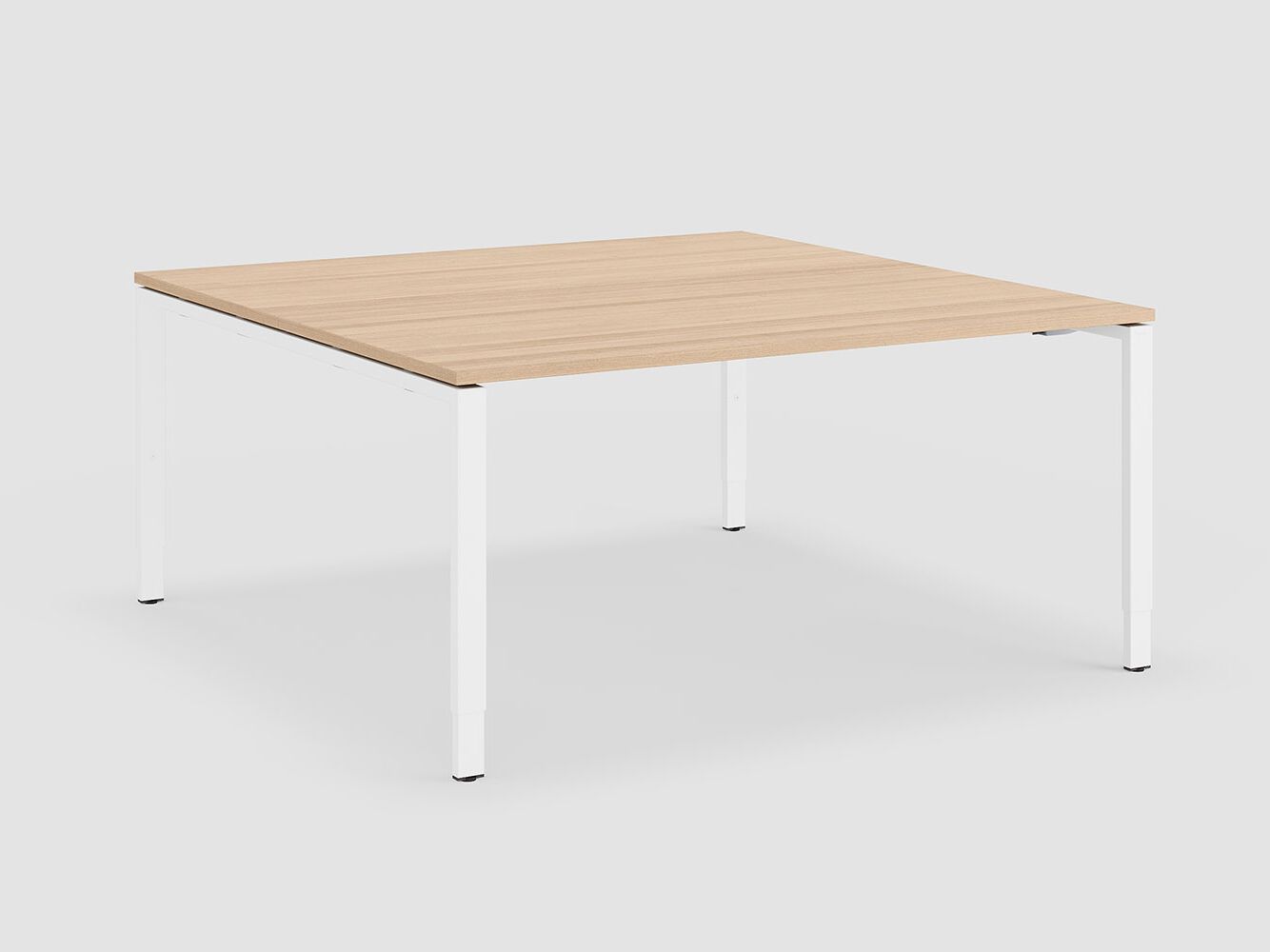 Scrivania componibile operativa in melamina BASIC Workbench - BENE ...