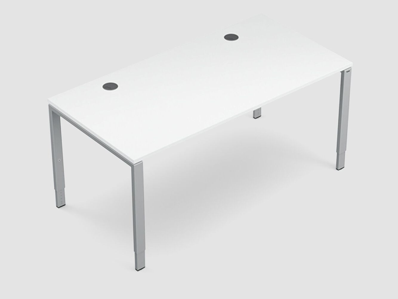 Scrivania multipla con sistema passacavi BASIC Workstation - BENE ...