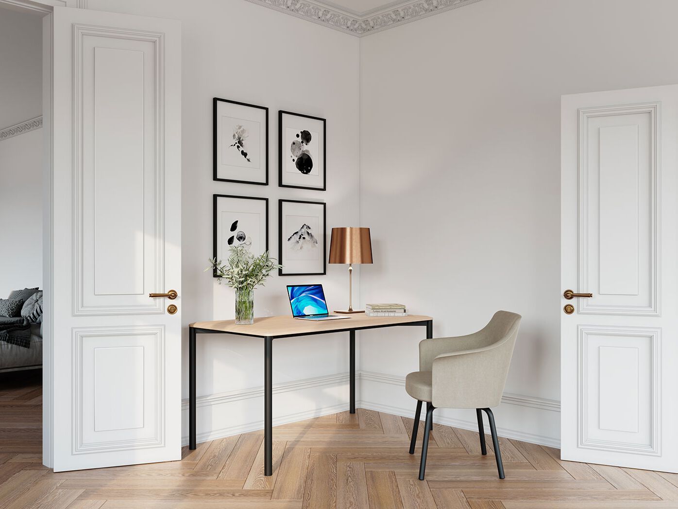 PORTS TABLE SLIM Bureau By BENE | design Pearson Lloyd