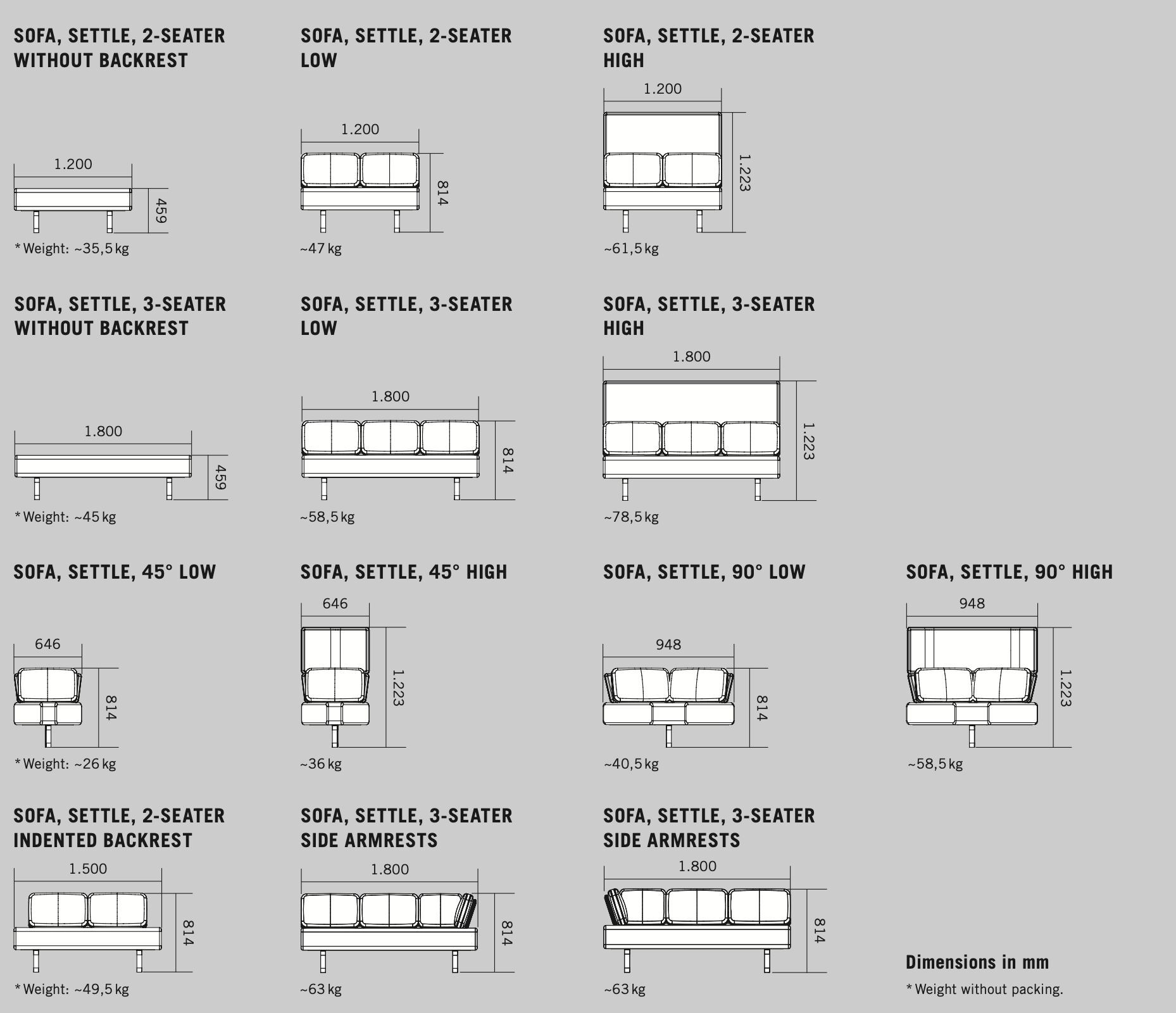 SETTLE 沙发 By BENE | design Pearson Lloyd