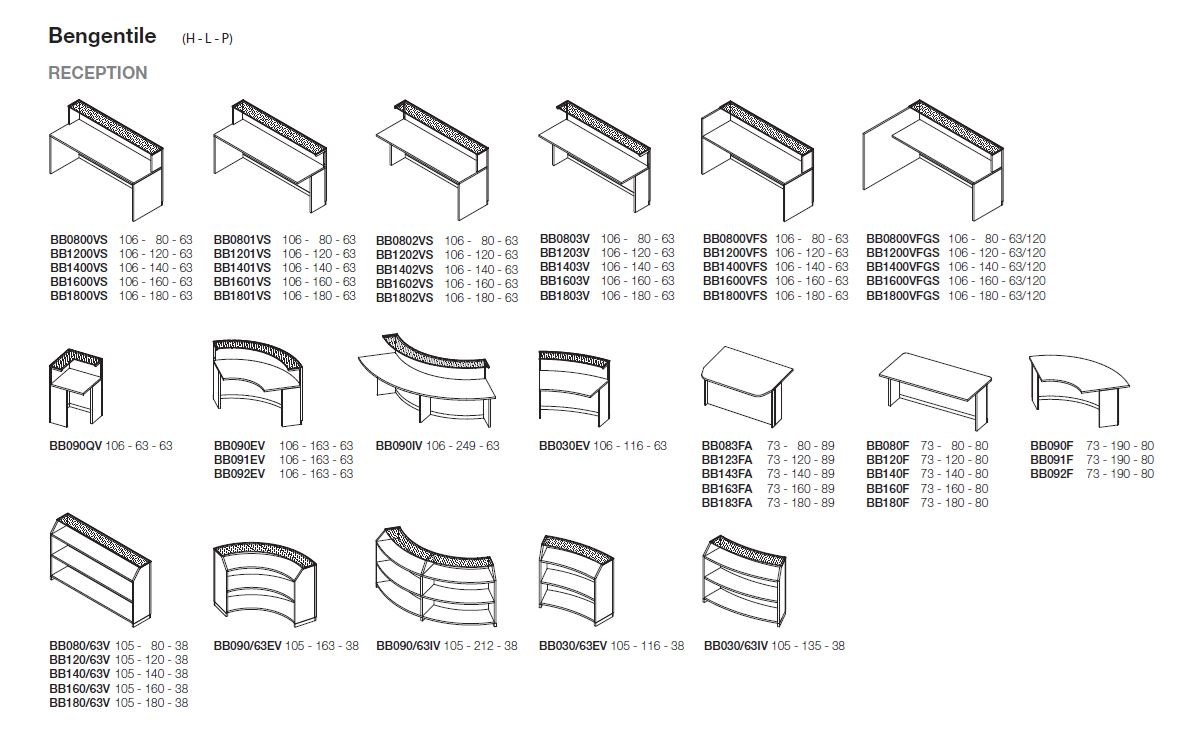 BENGENTILE | Banco reception Collezione Bengentile By Ultom