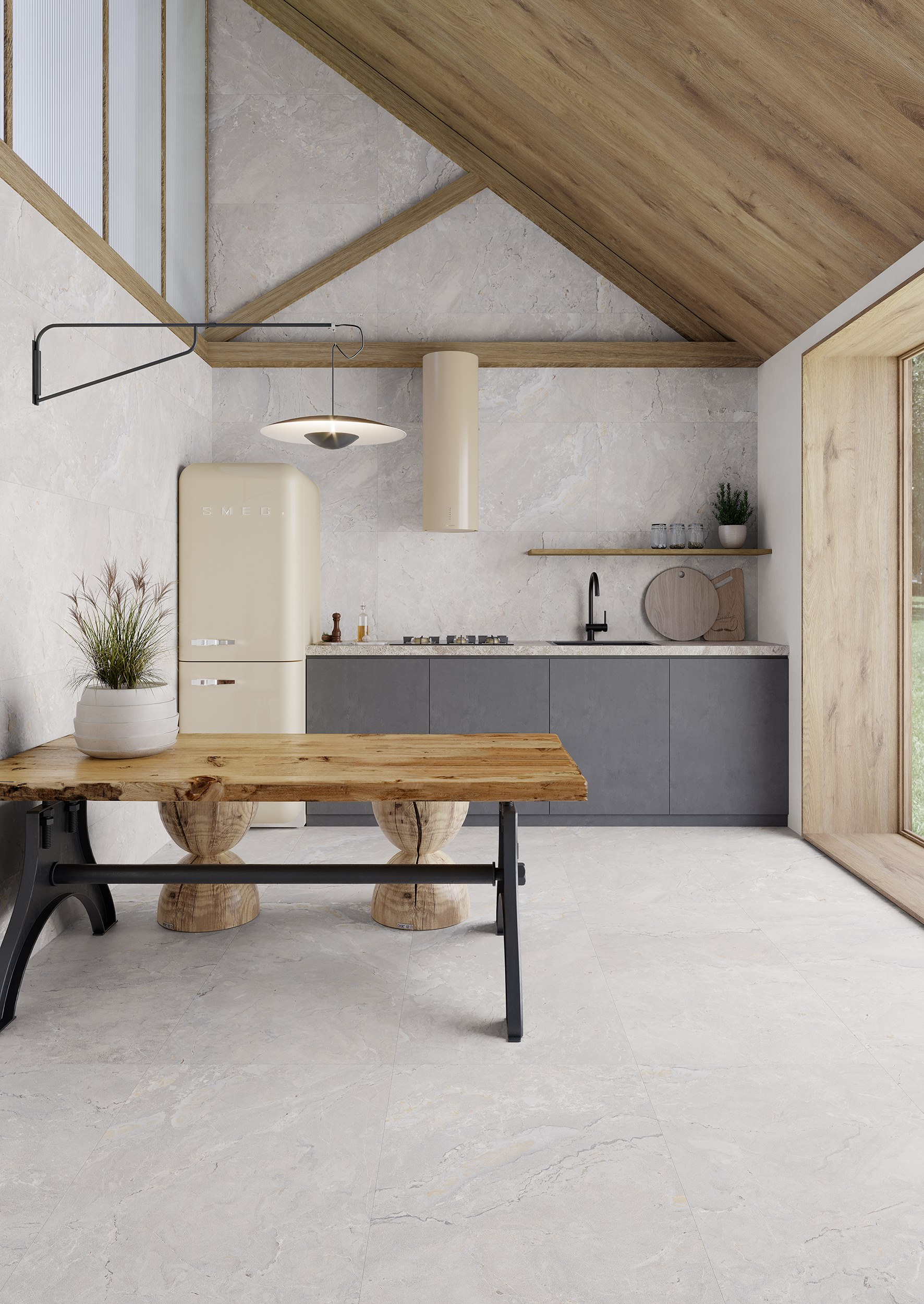 BERNA Glazed porcelain stoneware wall/floor tiles with stone effect By ...