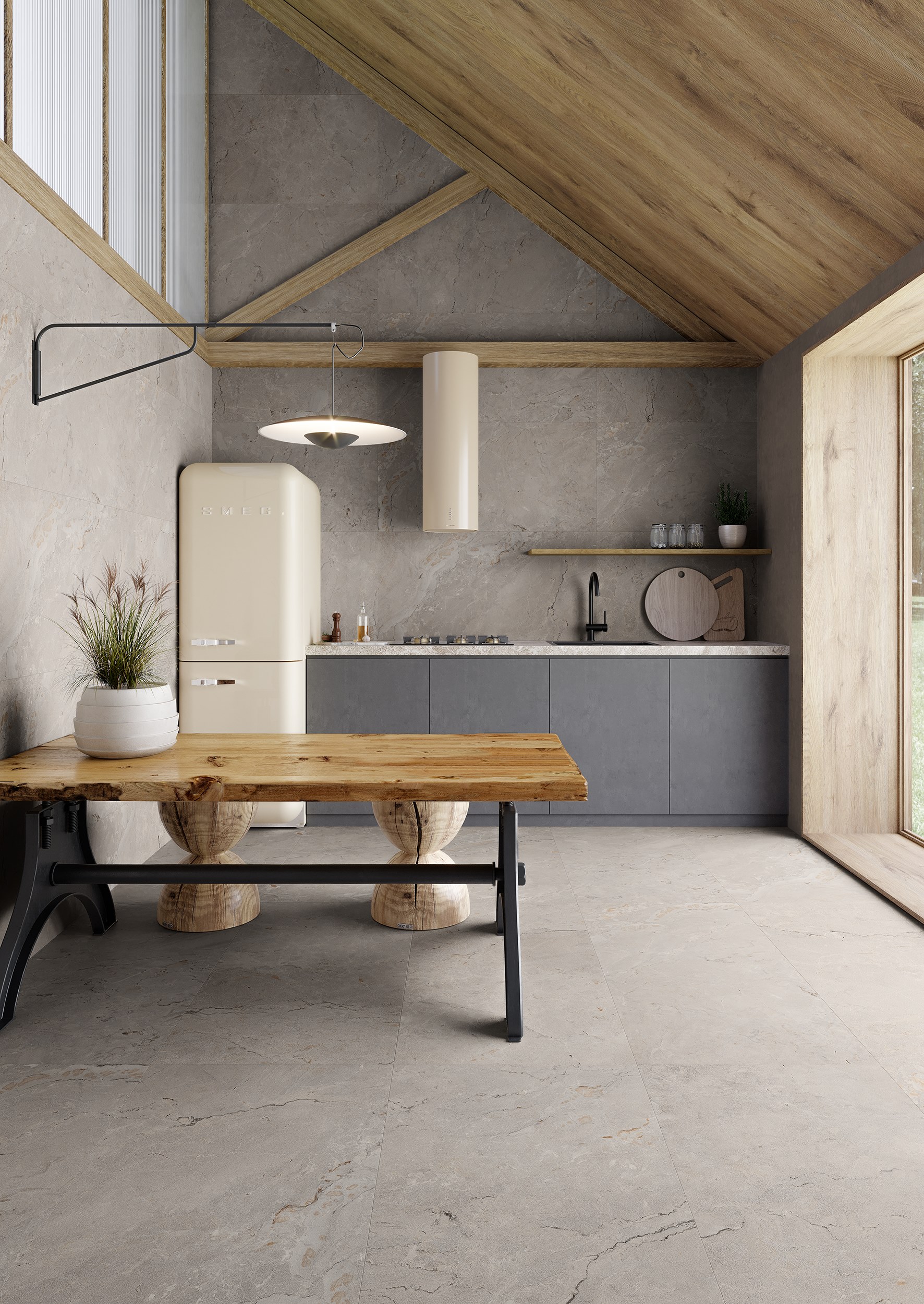 BERNA Glazed porcelain stoneware wall/floor tiles with stone effect By ...