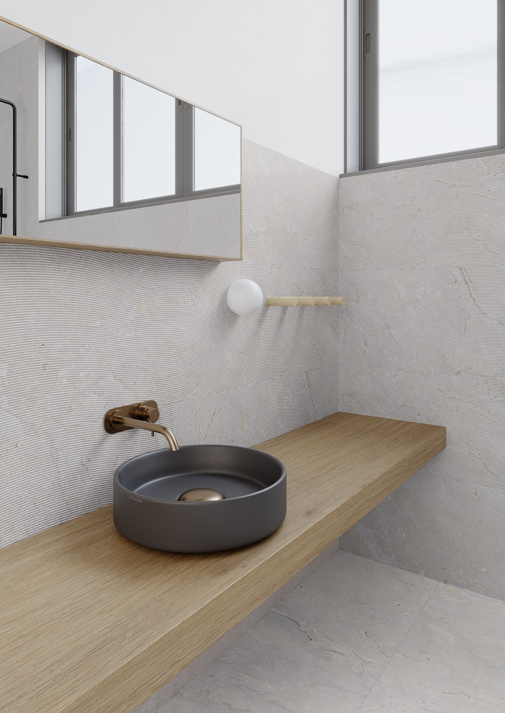BERNA Glazed porcelain stoneware wall/floor tiles with stone effect By ...
