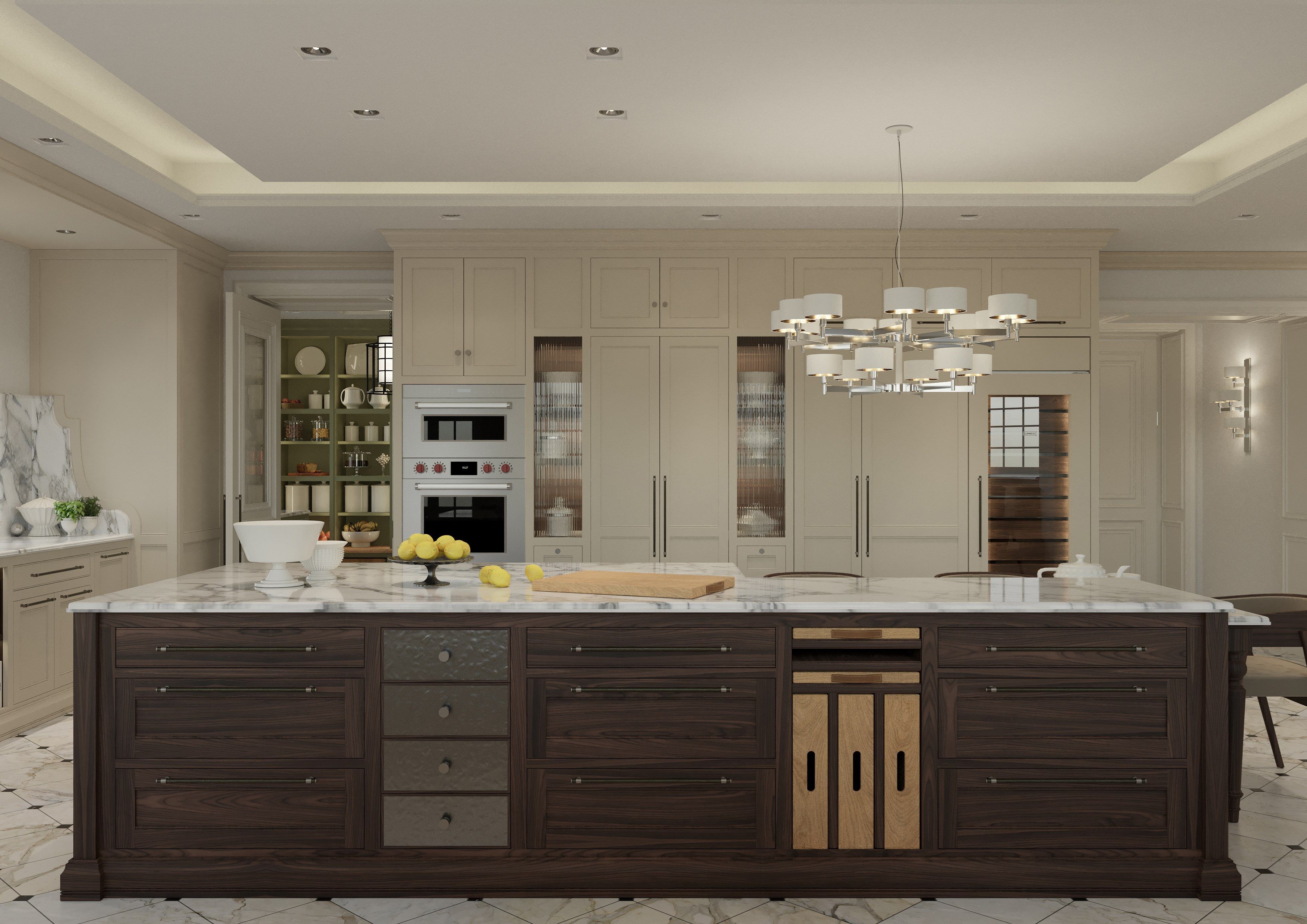 BETH English style kitchen with island By Martini Interiors