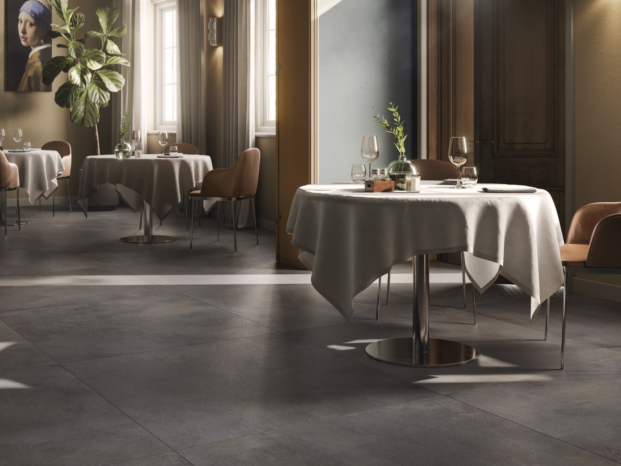 BETON DESIGN Indoor/outdoor porcelain stoneware wall/floor tiles with ...