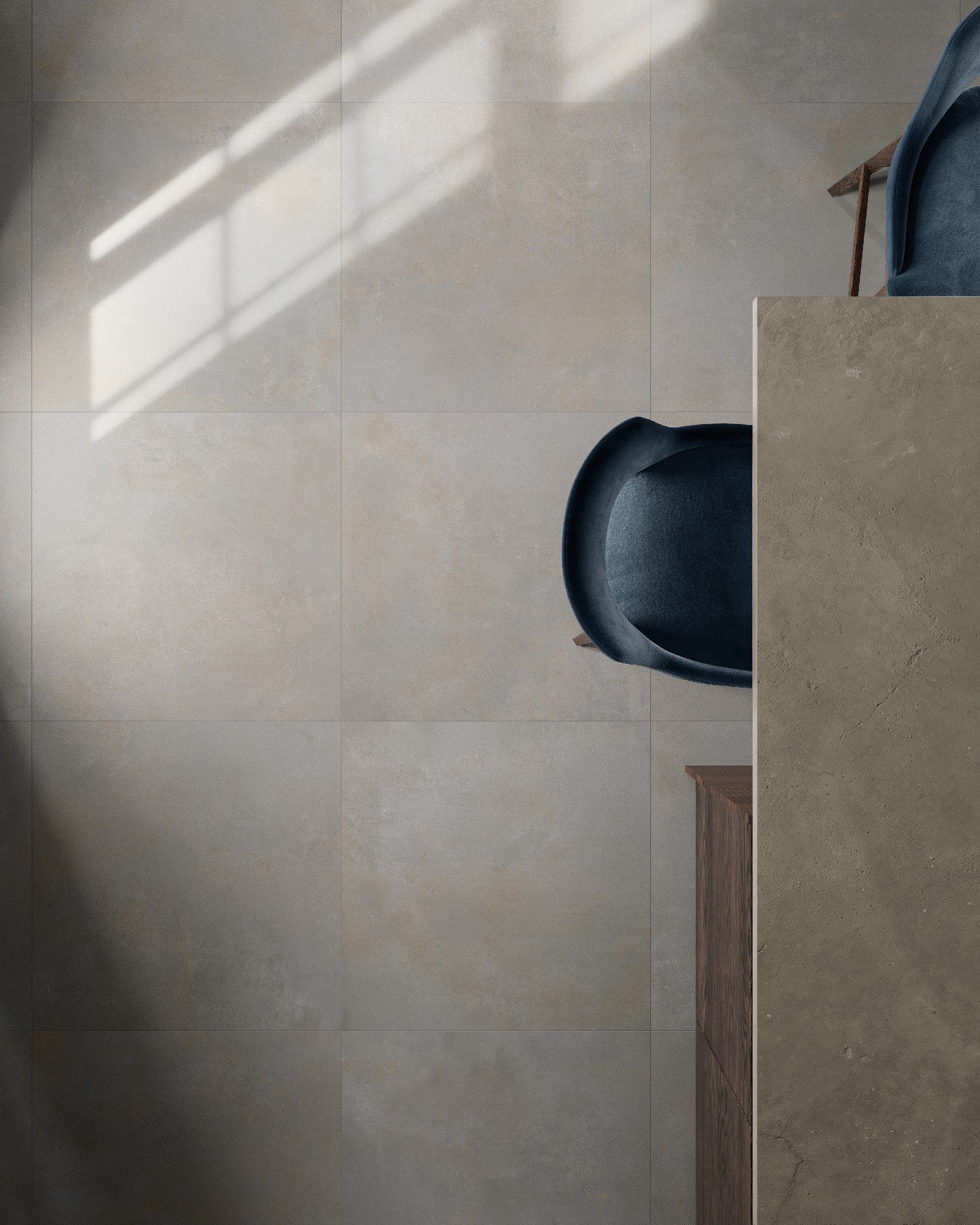 BETON DESIGN Indoor/outdoor porcelain stoneware wall/floor tiles with ...