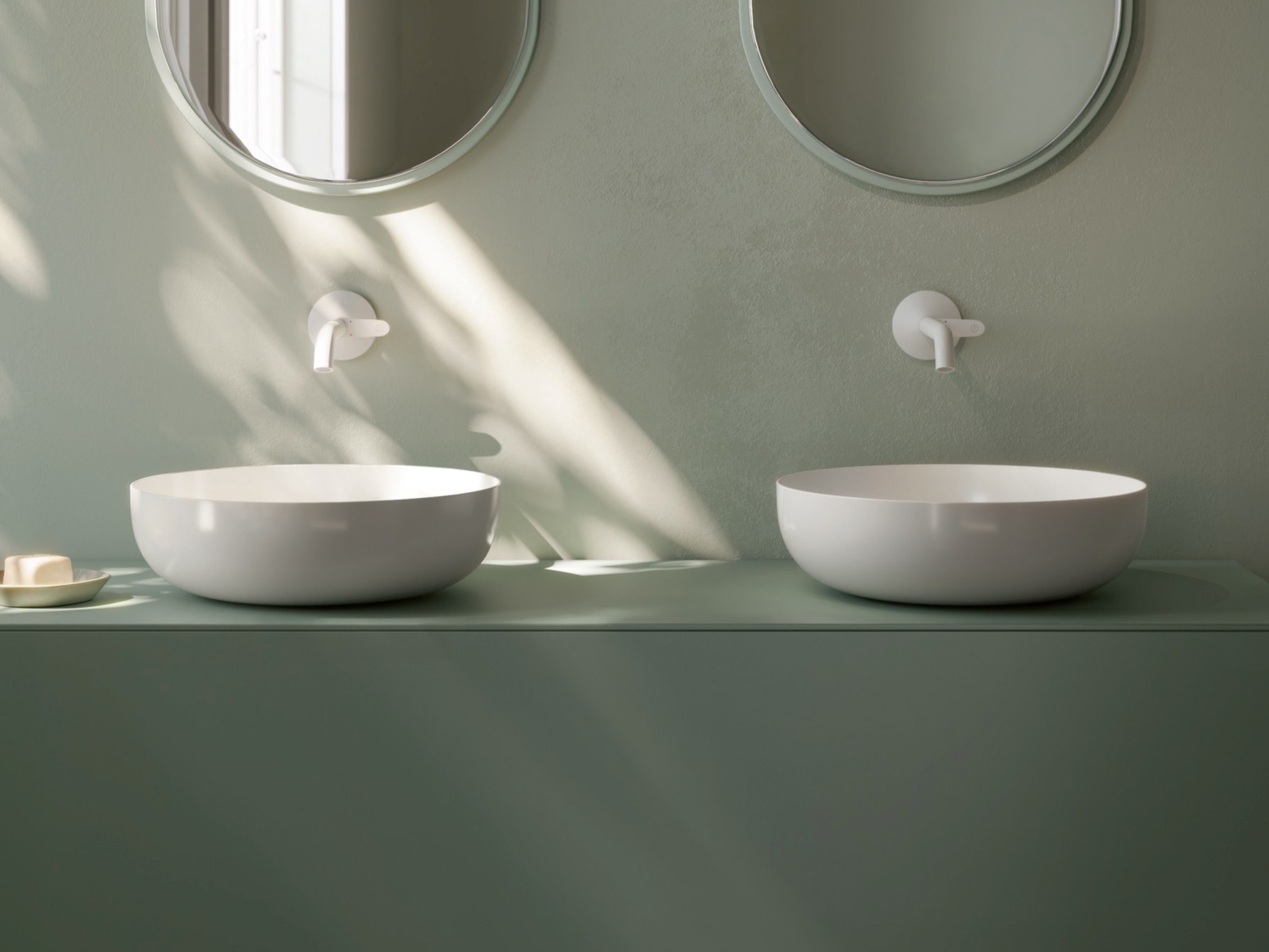 BETTEBALANCE Countertop round steel washbasin By Bette | design ...