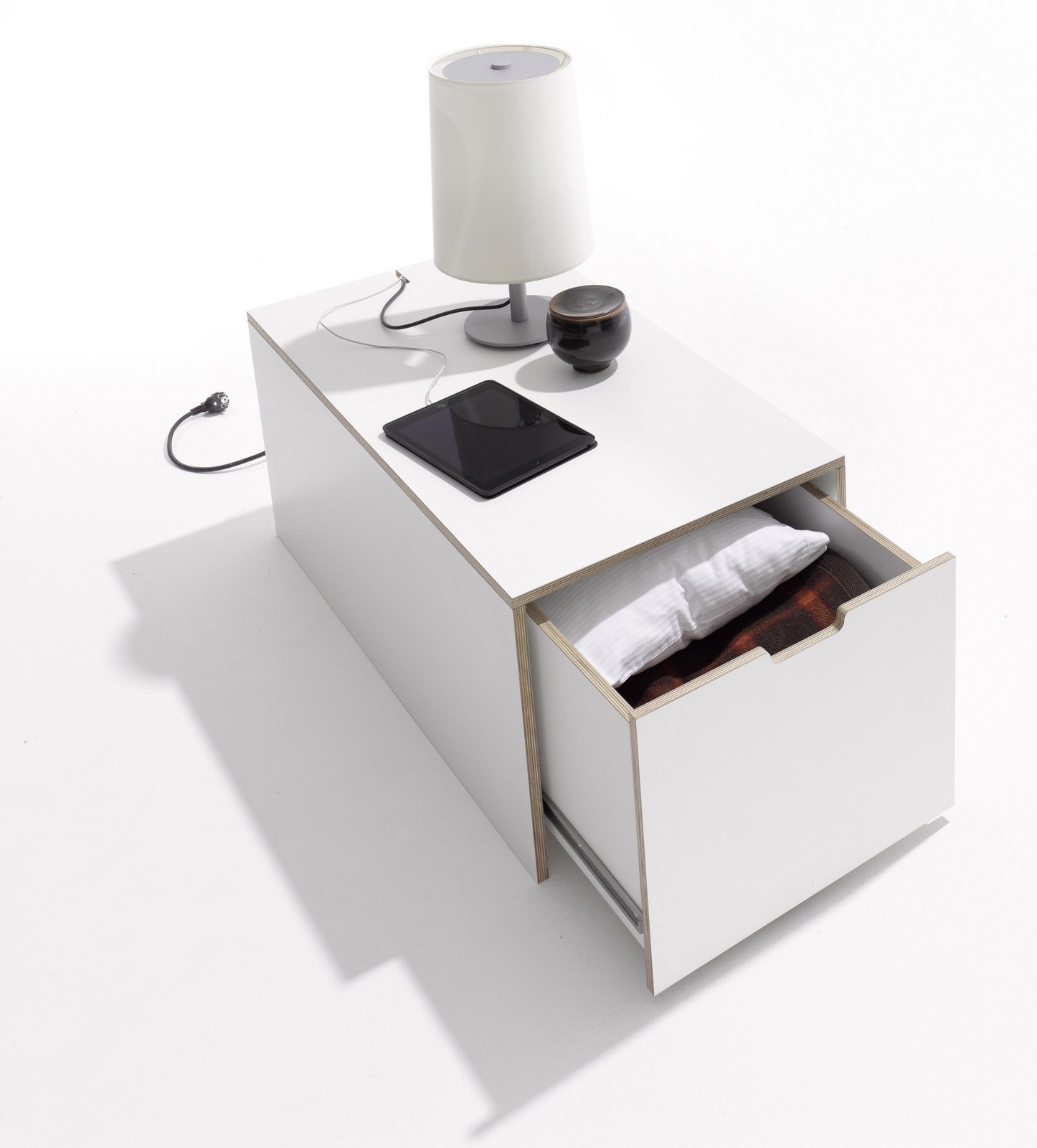 Multi-layer wood bedside table BETTKASTEN 16 By Müller Small Living ...