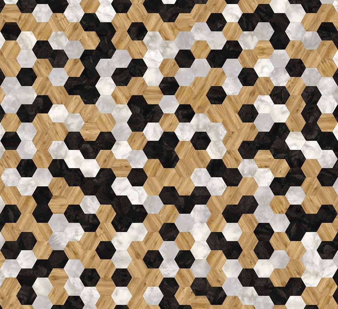 STUDIO MOODS - BIG HEXAGON LVT flooring By IVC Commercial