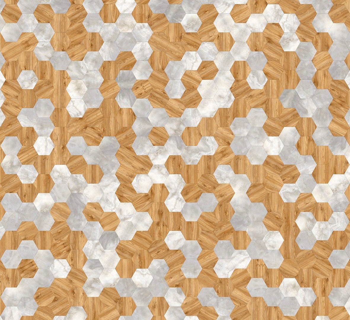 STUDIO MOODS - BIG HEXAGON LVT flooring By IVC Commercial