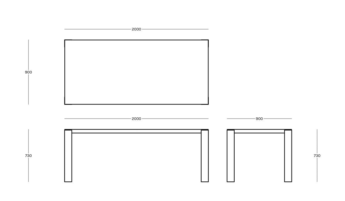 BIG IRONY | Table Rectangular plate table By Zeus | design Maurizio ...